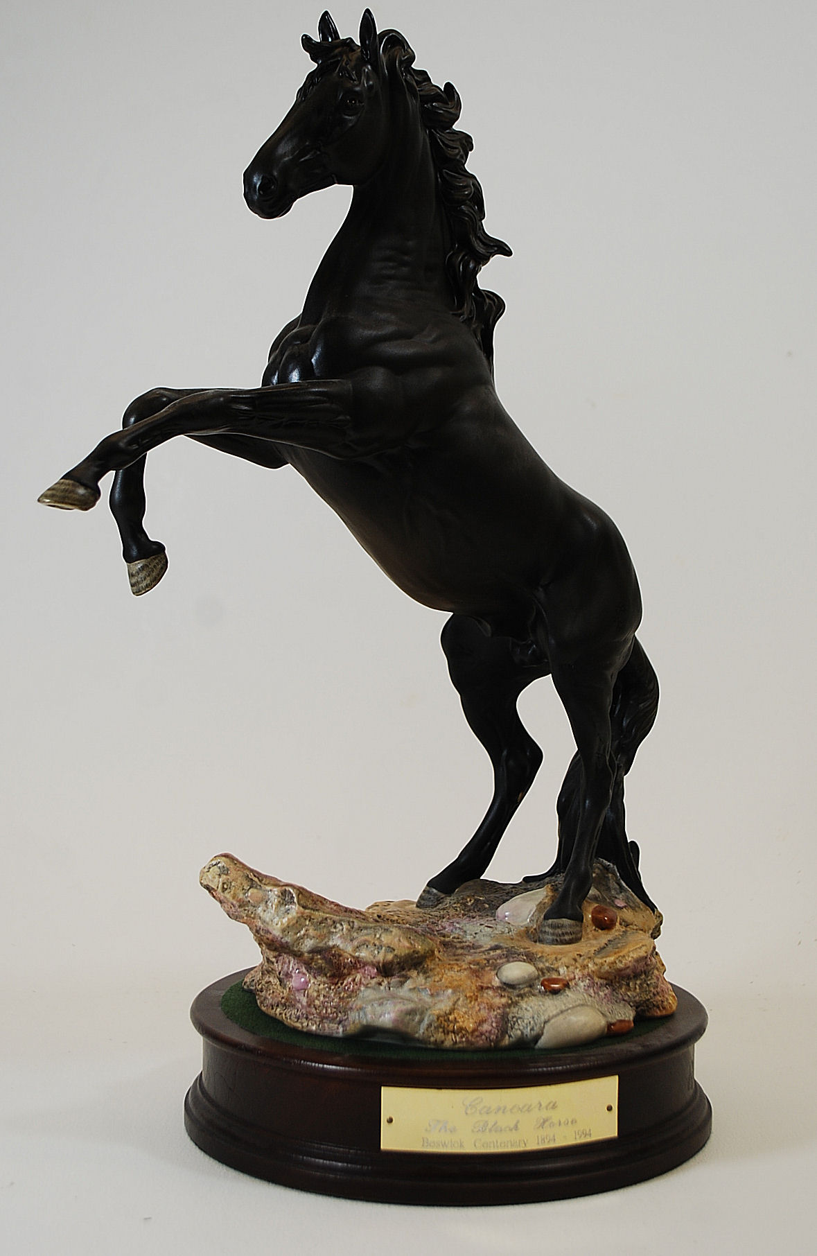 CANCARA THE BLACK HORSE : Beswick large figurine of Cancara the Black ...