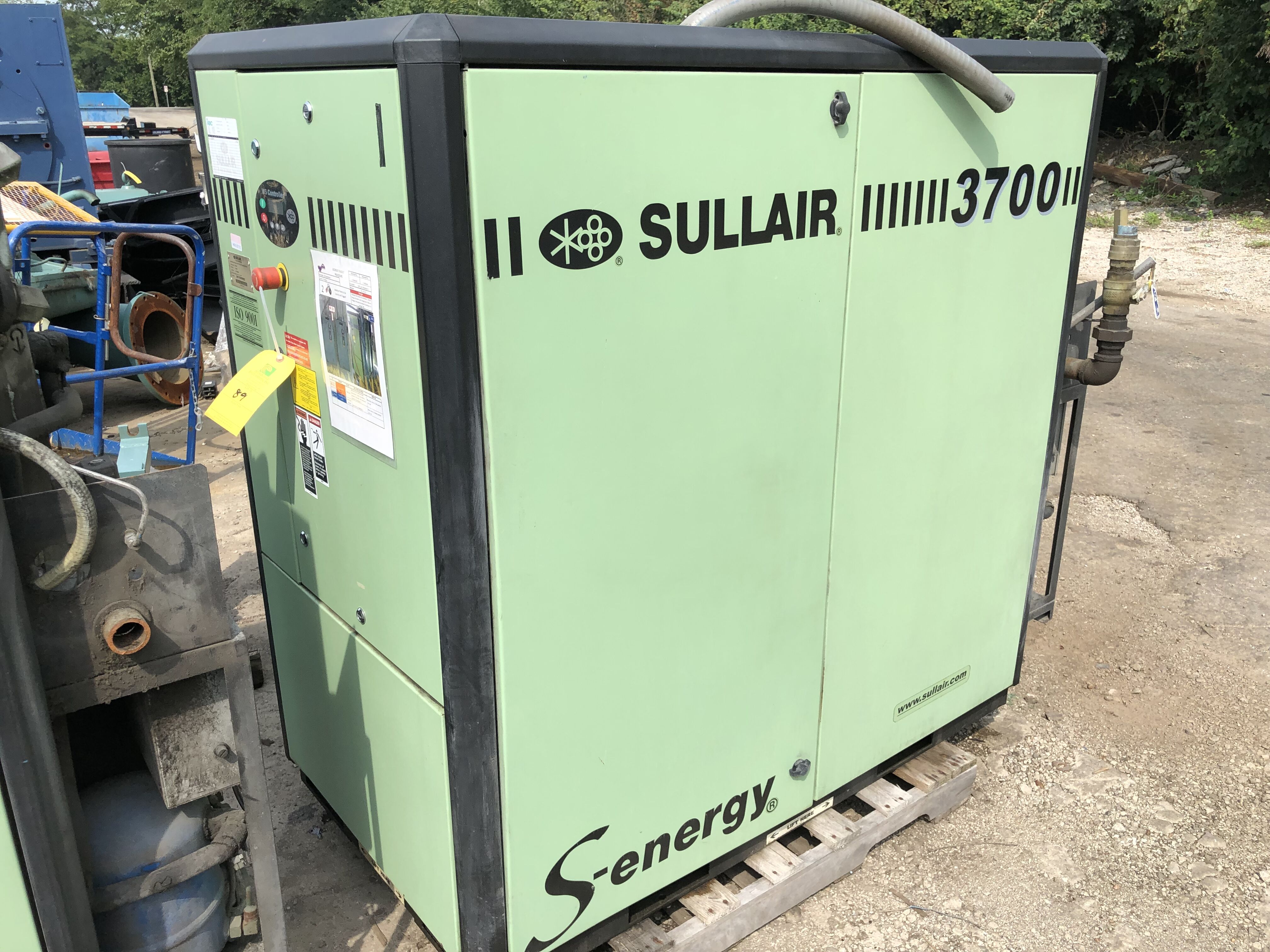 Sullair 3700 Air Compressor, S/N #201110250002
