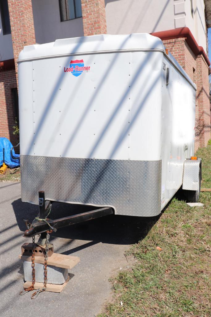 Interstate LoadRunner 6 x 12 enclosed trailer 3000lbs capacity, single ...