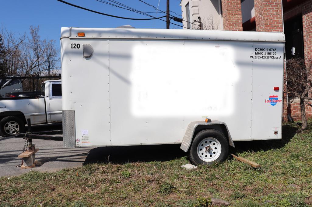 Interstate LoadRunner 6 x 12 enclosed trailer 3000lbs capacity, single ...