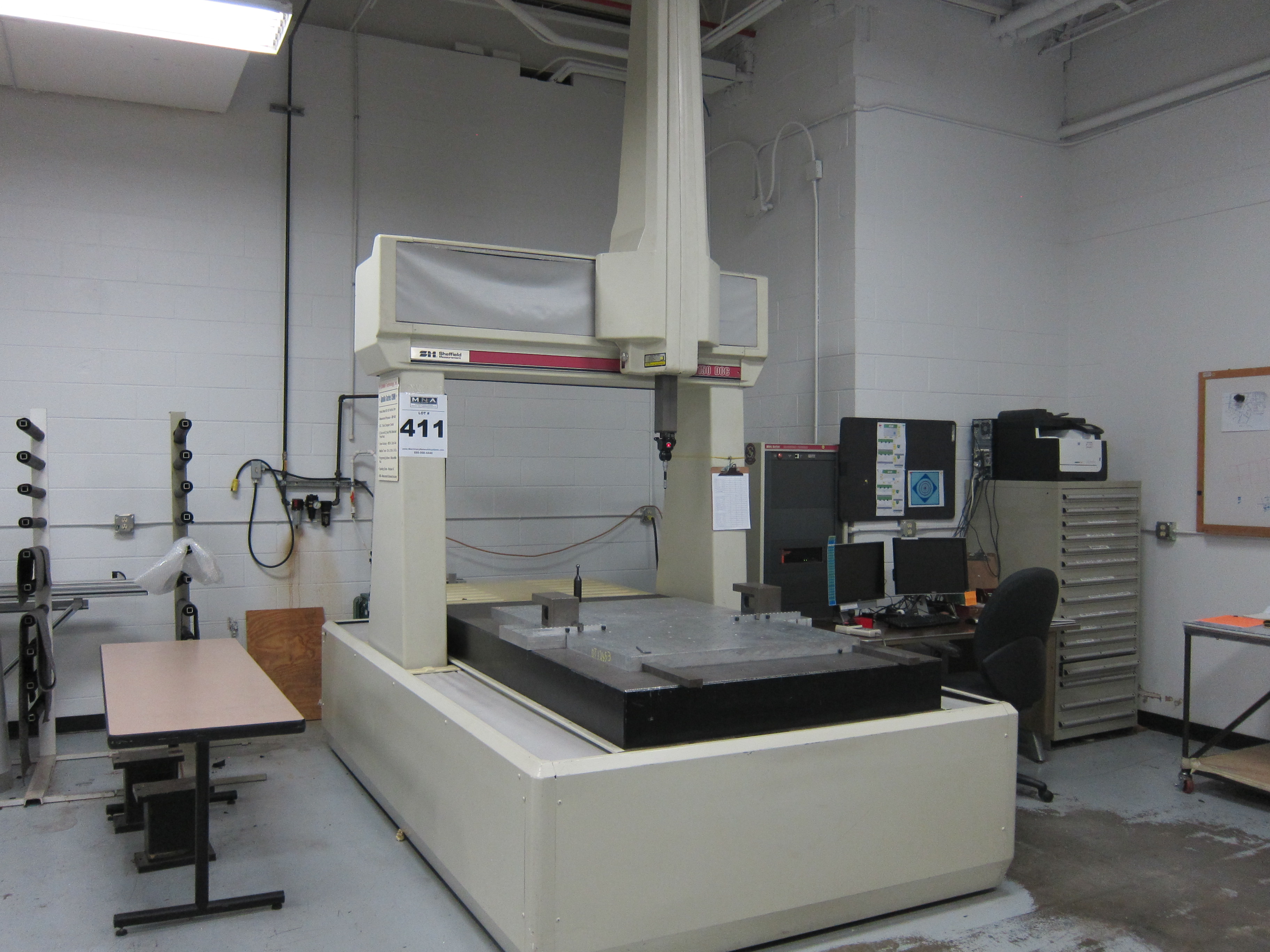 SHEFFIELD CORDAX RS-150 DCC CMM, 48'' X 80'' X 40'' TRAVELS, PC-DMIS V ...