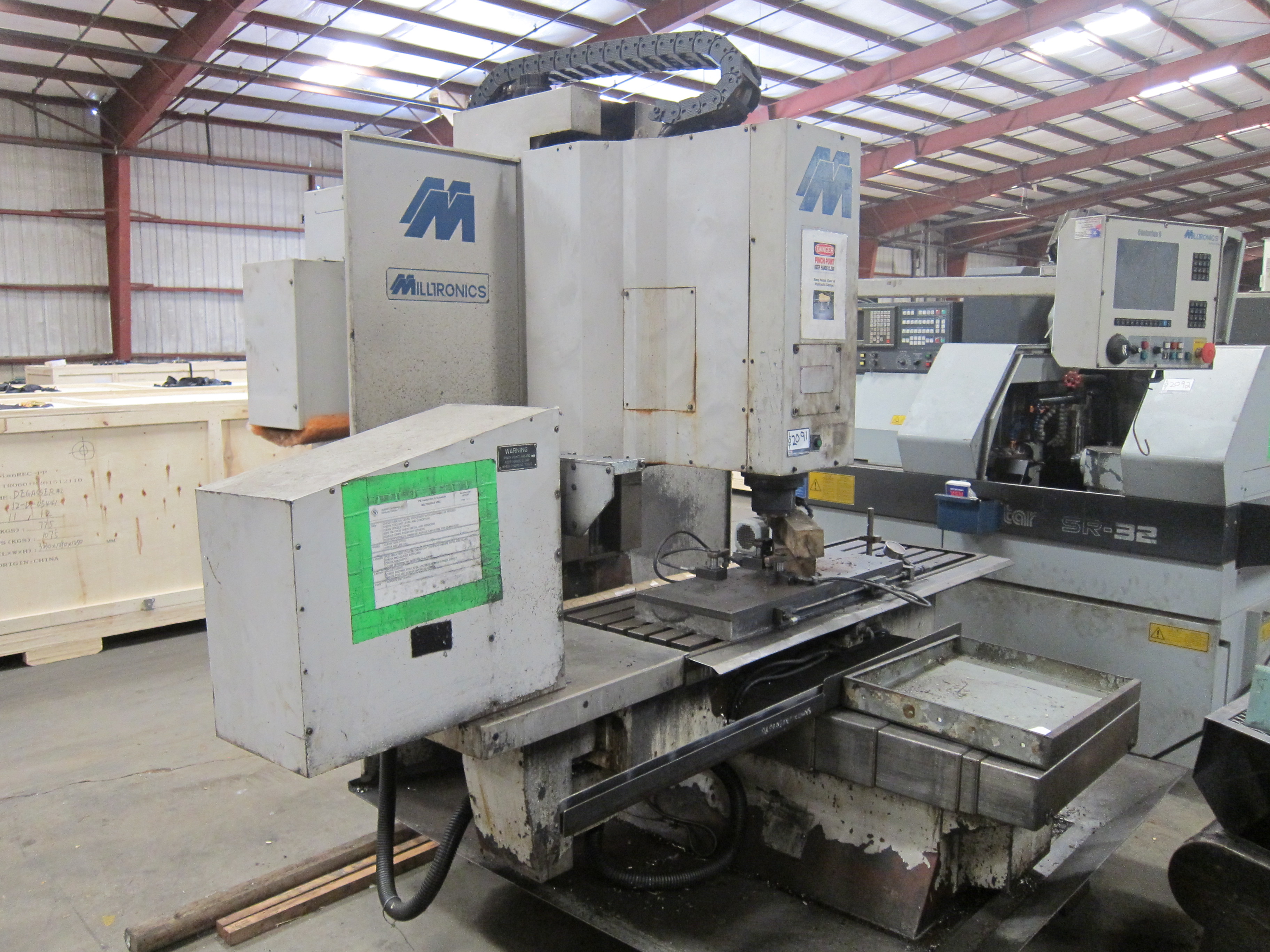 MILTRONICS RH 25-B 4 AXIS VMC, FANUC OI CONTROL, 20 HP, 8000 RPM, 80 ...