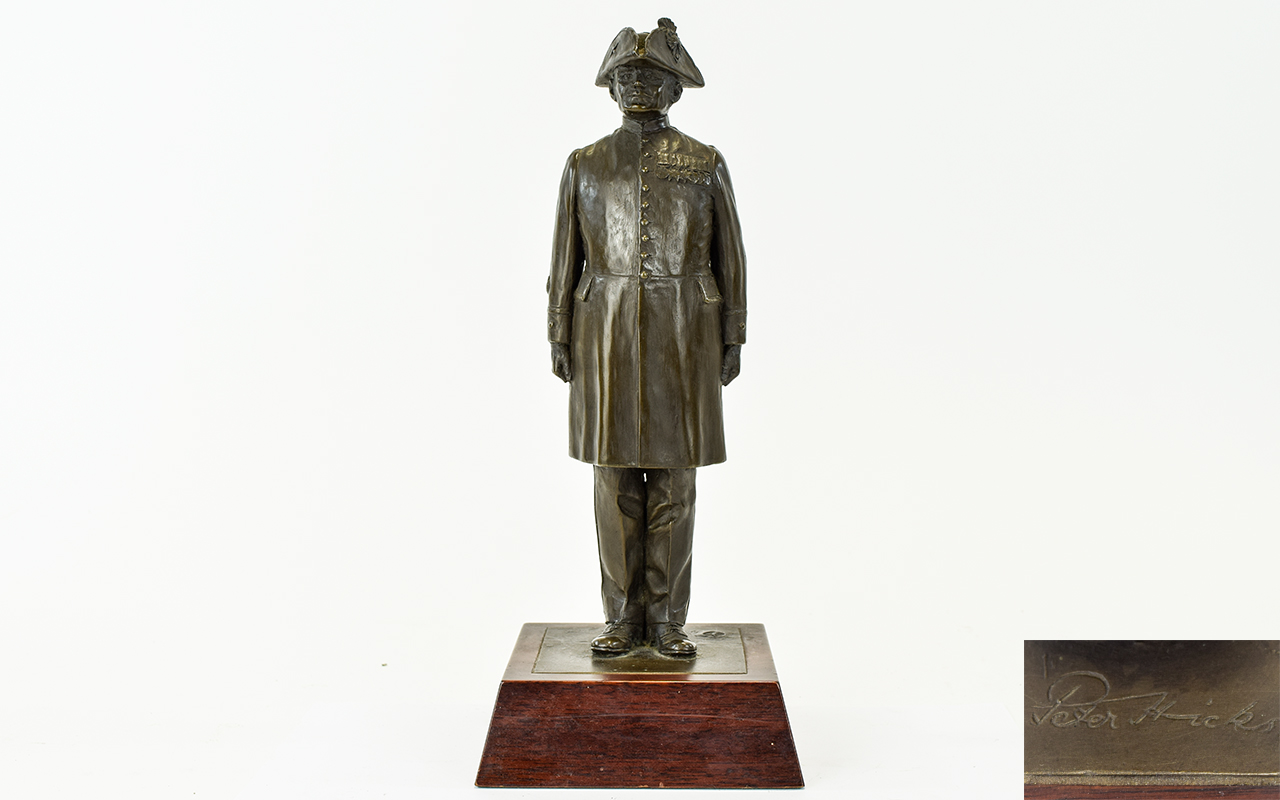 Peter Hicks - Contemporary Cold Cast Bronze Figure / Sculpture of a ...