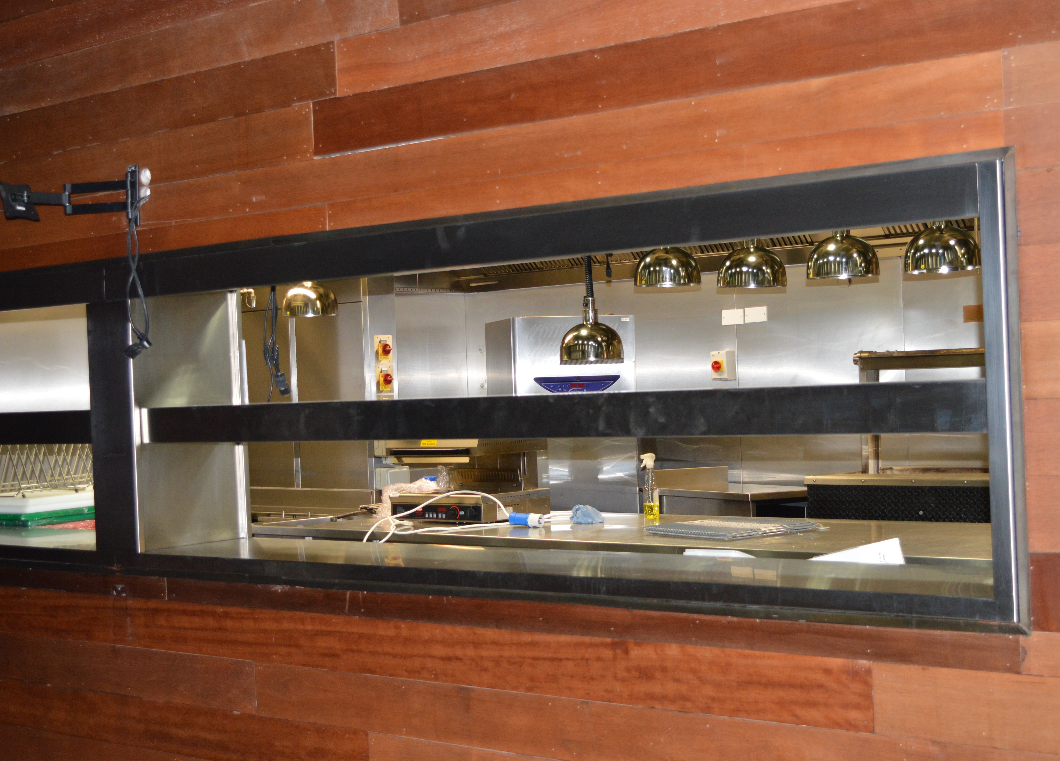 1 x Commercial Kitchen Heated Gantry Shelf Pass - Four Shelf Gantry ...