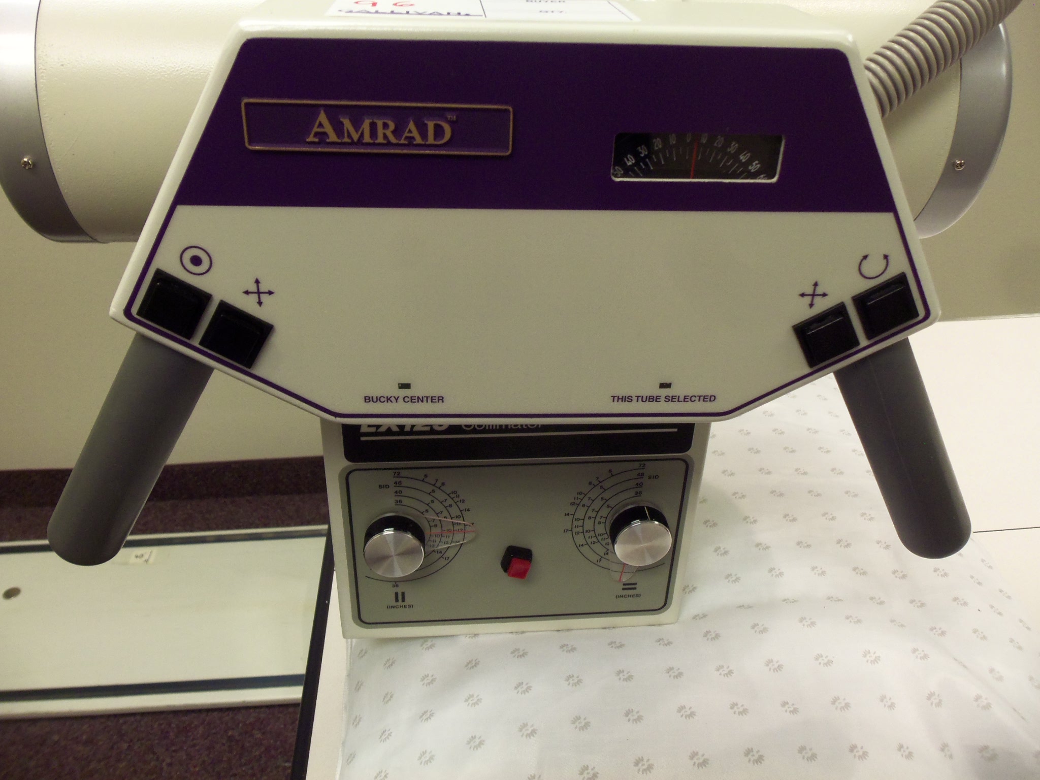 X-RAY MACHINE, AMRAD, COLLIMATOR, LX125, MDL D800, SER# NE16, 2000 ...