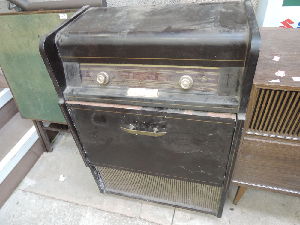 A vintage Philips radiogram