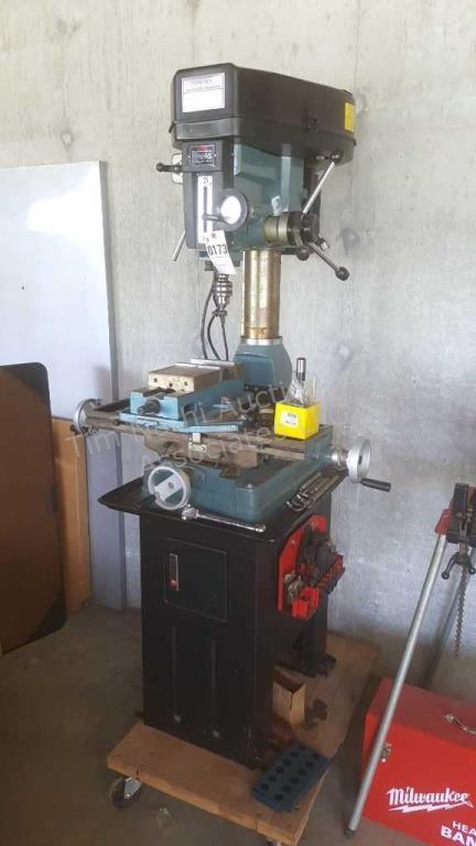 A: Lincoln rf-30 milling & drilling machine - Includes mill heads