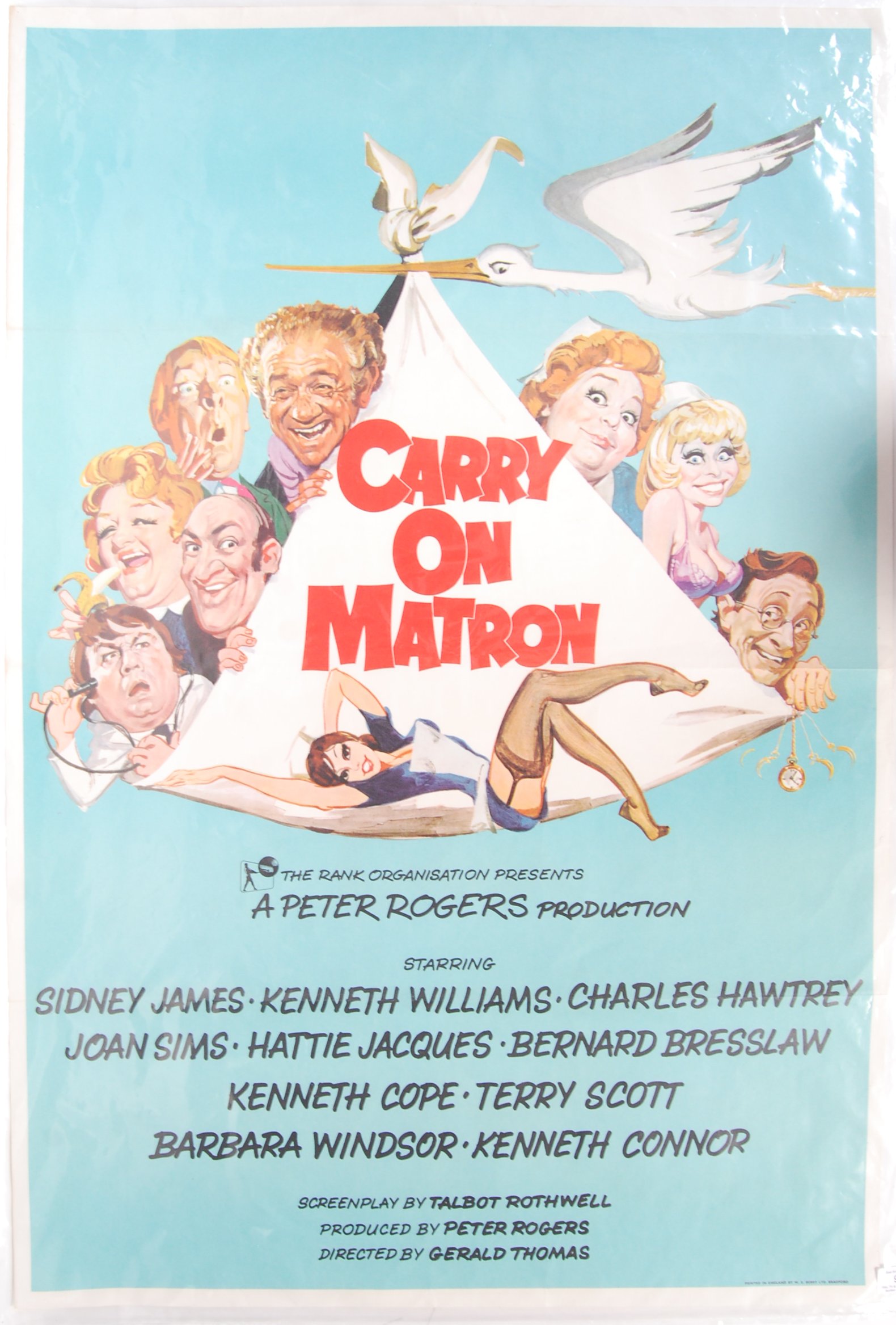 Carry On Matron (1972) One sheet film poster - comedy directed by ...