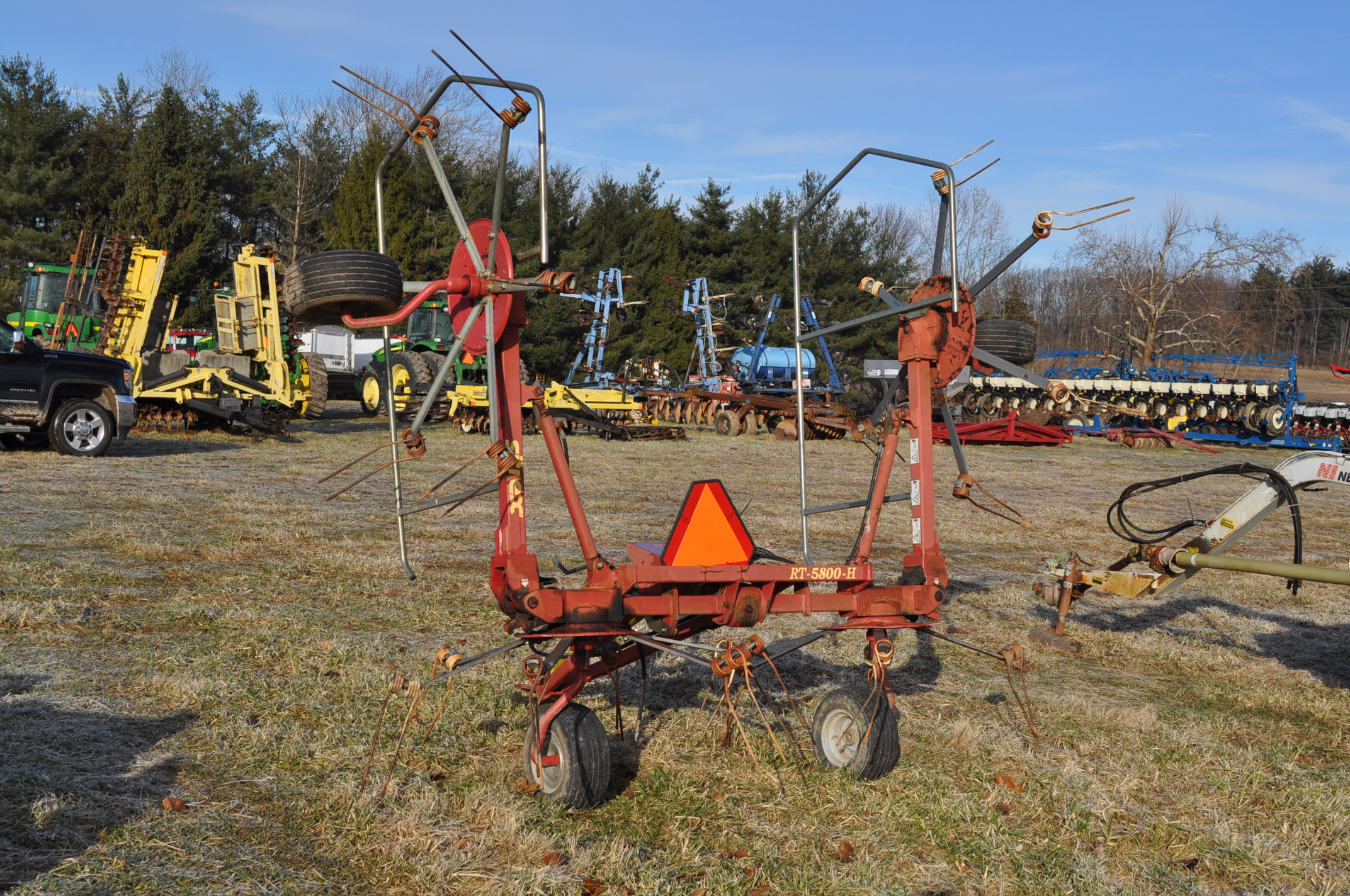 Sitrex RT 5800 H 4-basket tedder, hyd fold, 540 pto