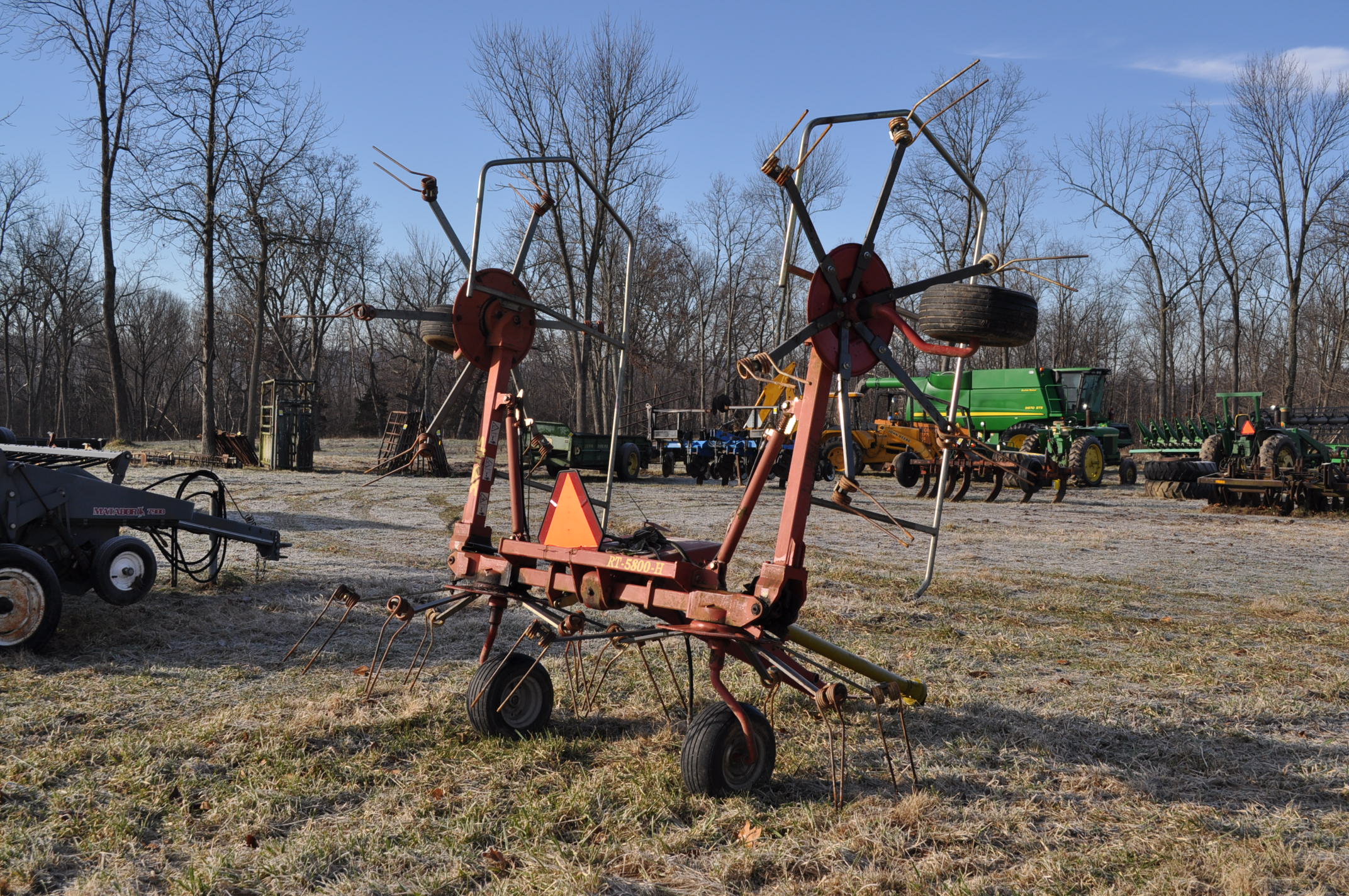 Sitrex RT 5800 H 4-basket tedder, hyd fold, 540 pto
