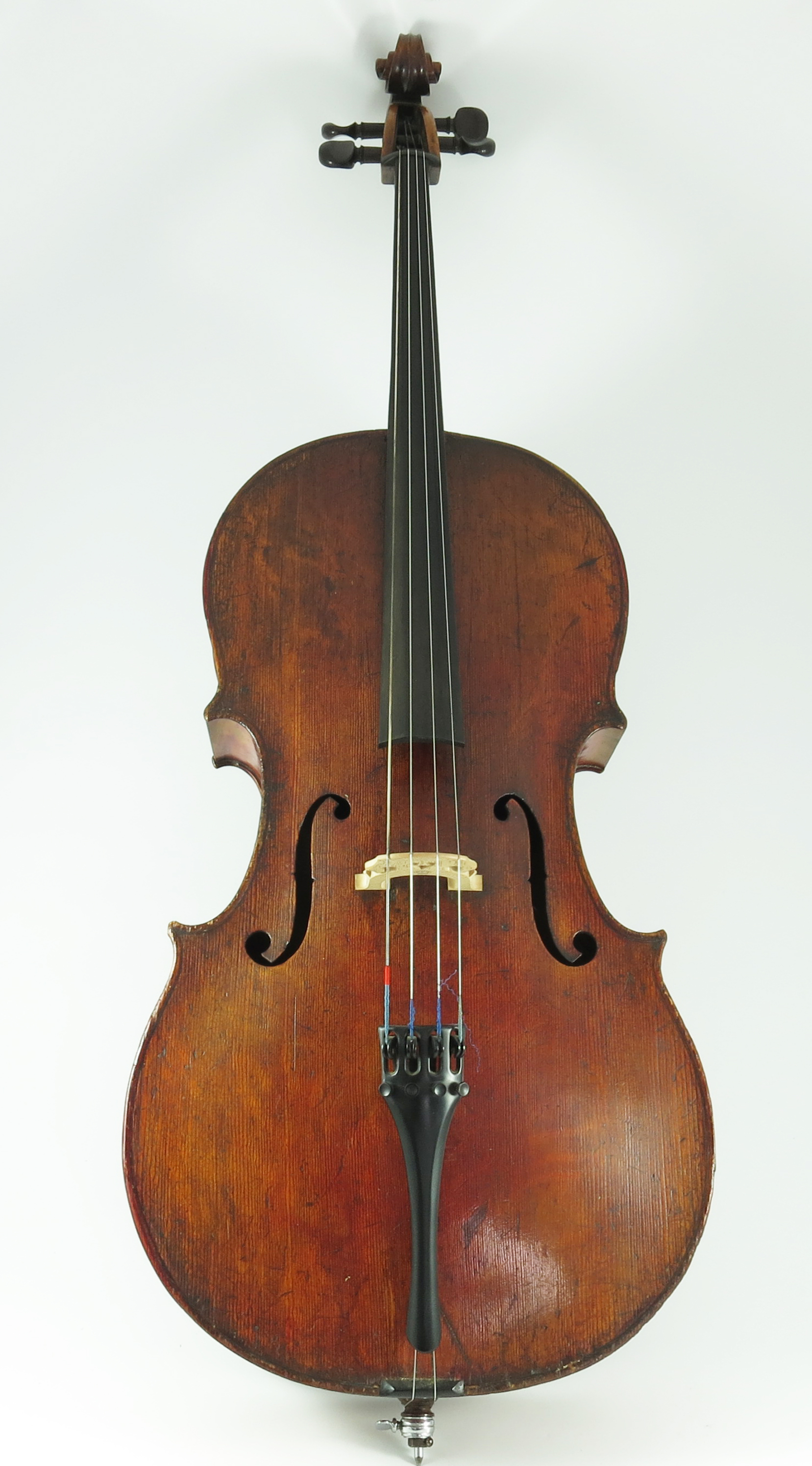 CELLO, EARLY 19TH CENTURY 7/8 ths SIZE, length of back to include ...