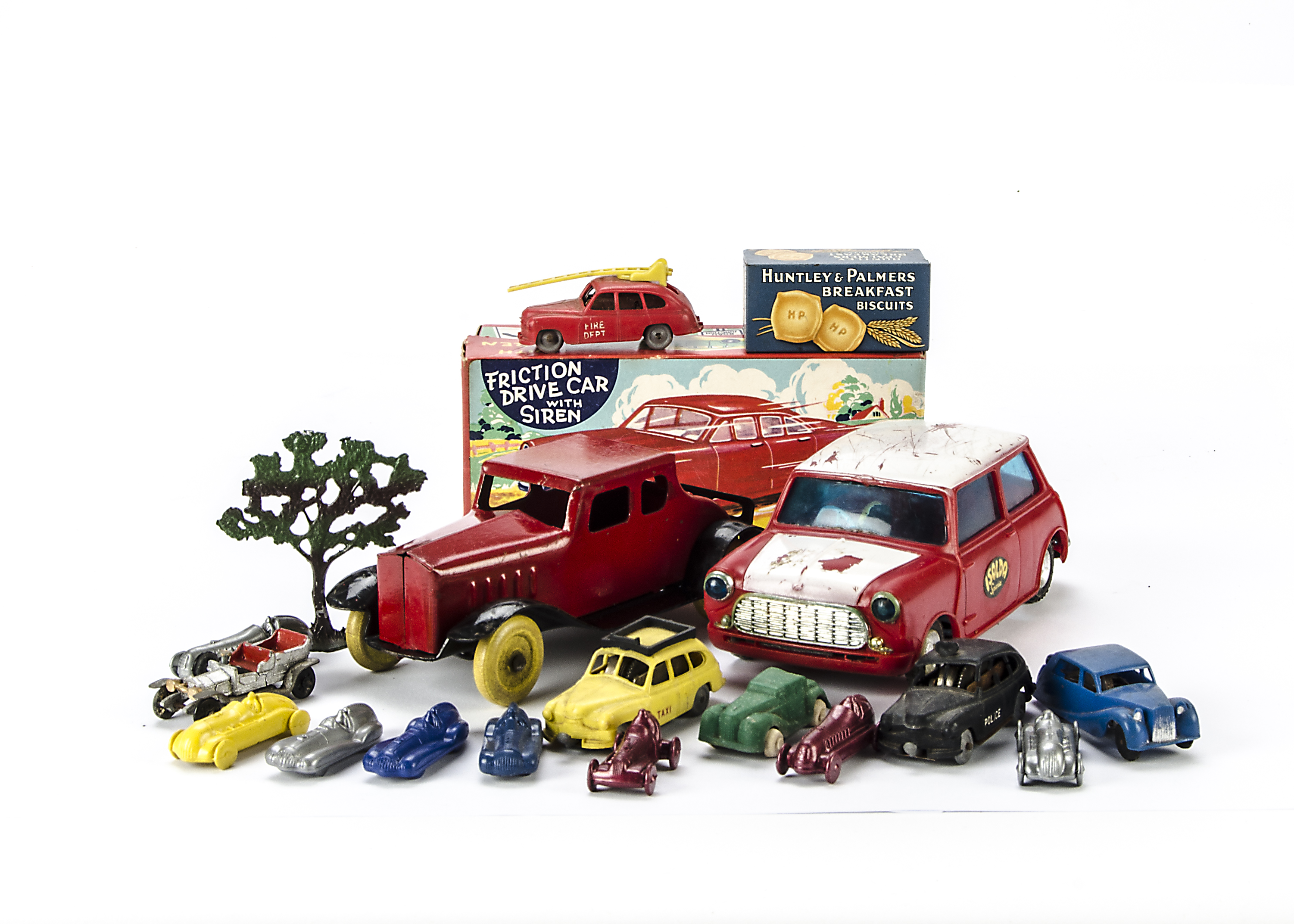 1960s Plastic and Metal Toy Cars and other items: TAT Hong Kong large ...