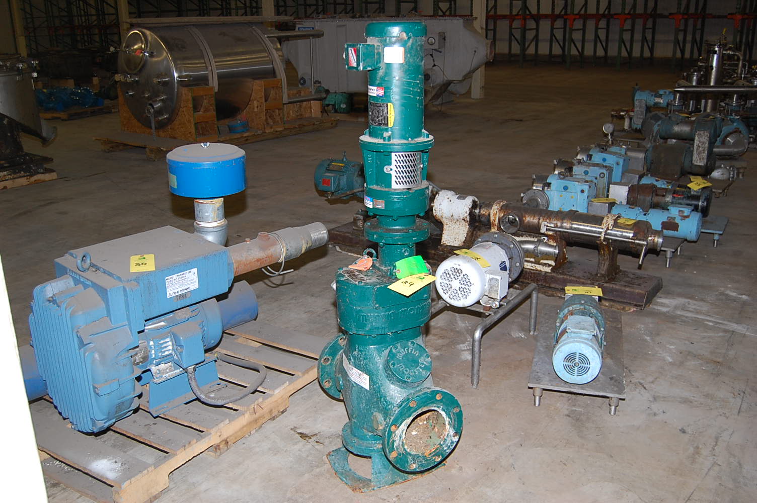 Muffin Monster Model #30004T-1206 In-Line Grinder, 3 HP Motor, 208-230/ ...