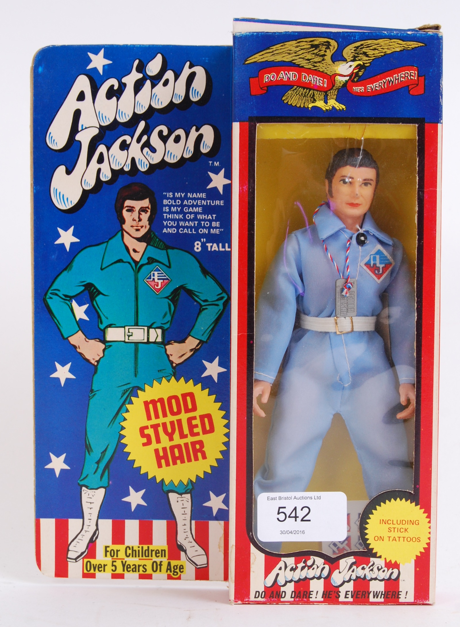 ACTION JACKSON: An original vintage Mego Action Jackson action figure ...