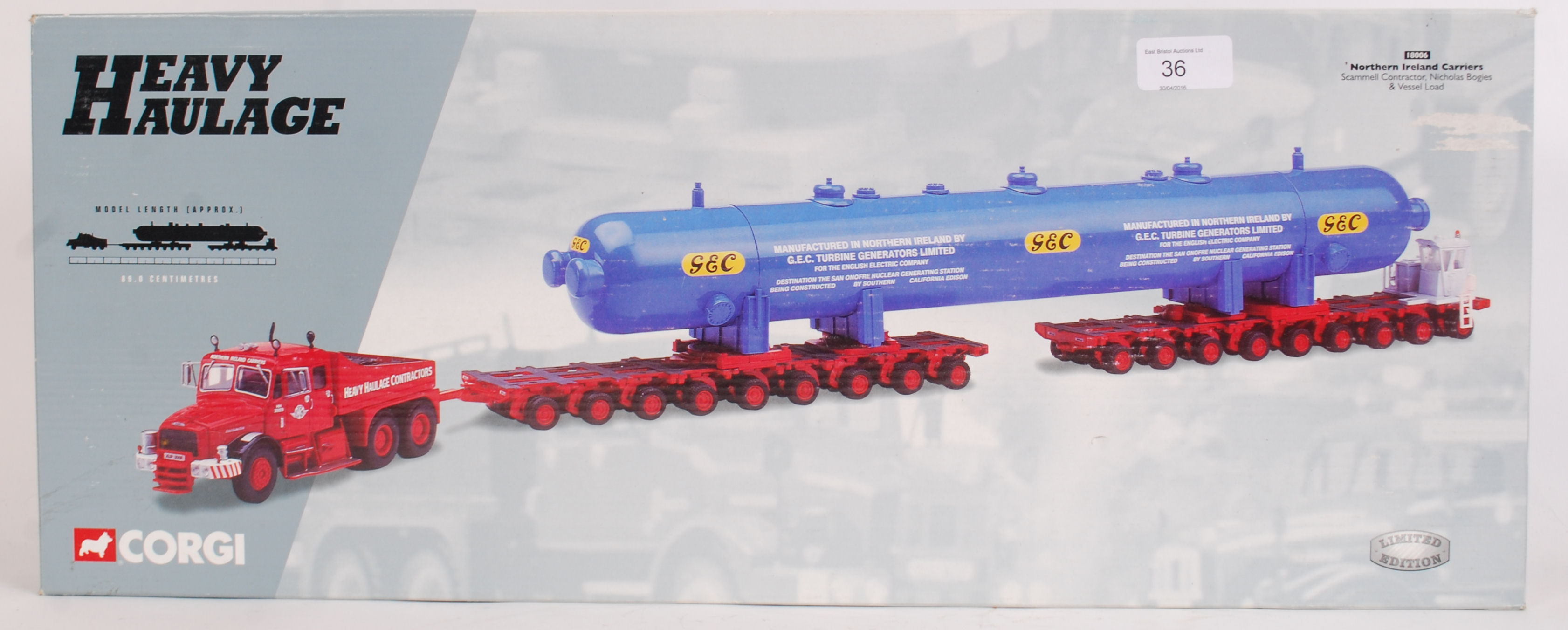 CORGI HEAVY HAULAGE; An original Corgi Heavy Haulage 18006 diecast ...