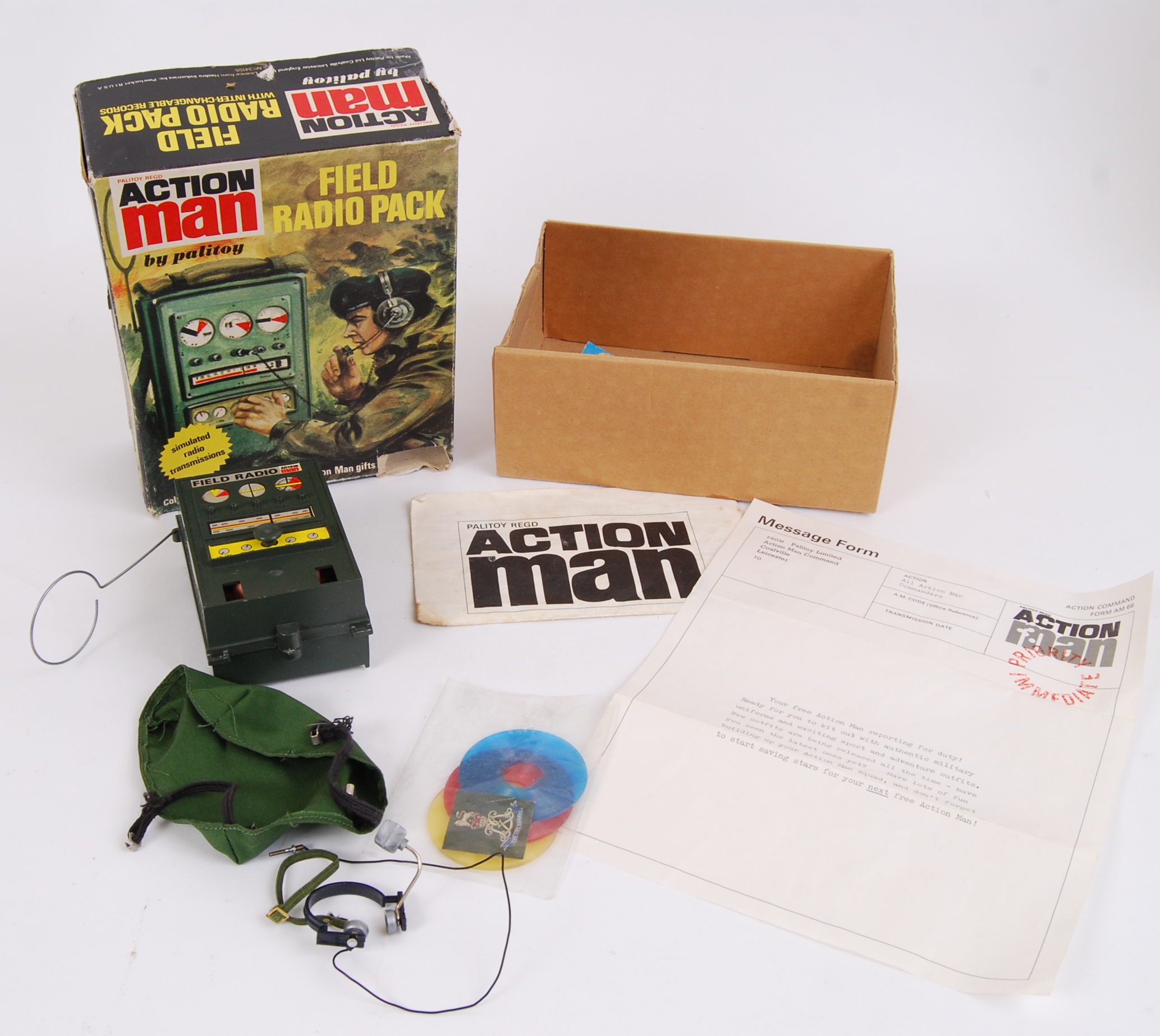 ACTION MAN: An original vintage Palitoy Action Man ' Field Radio Pack ...
