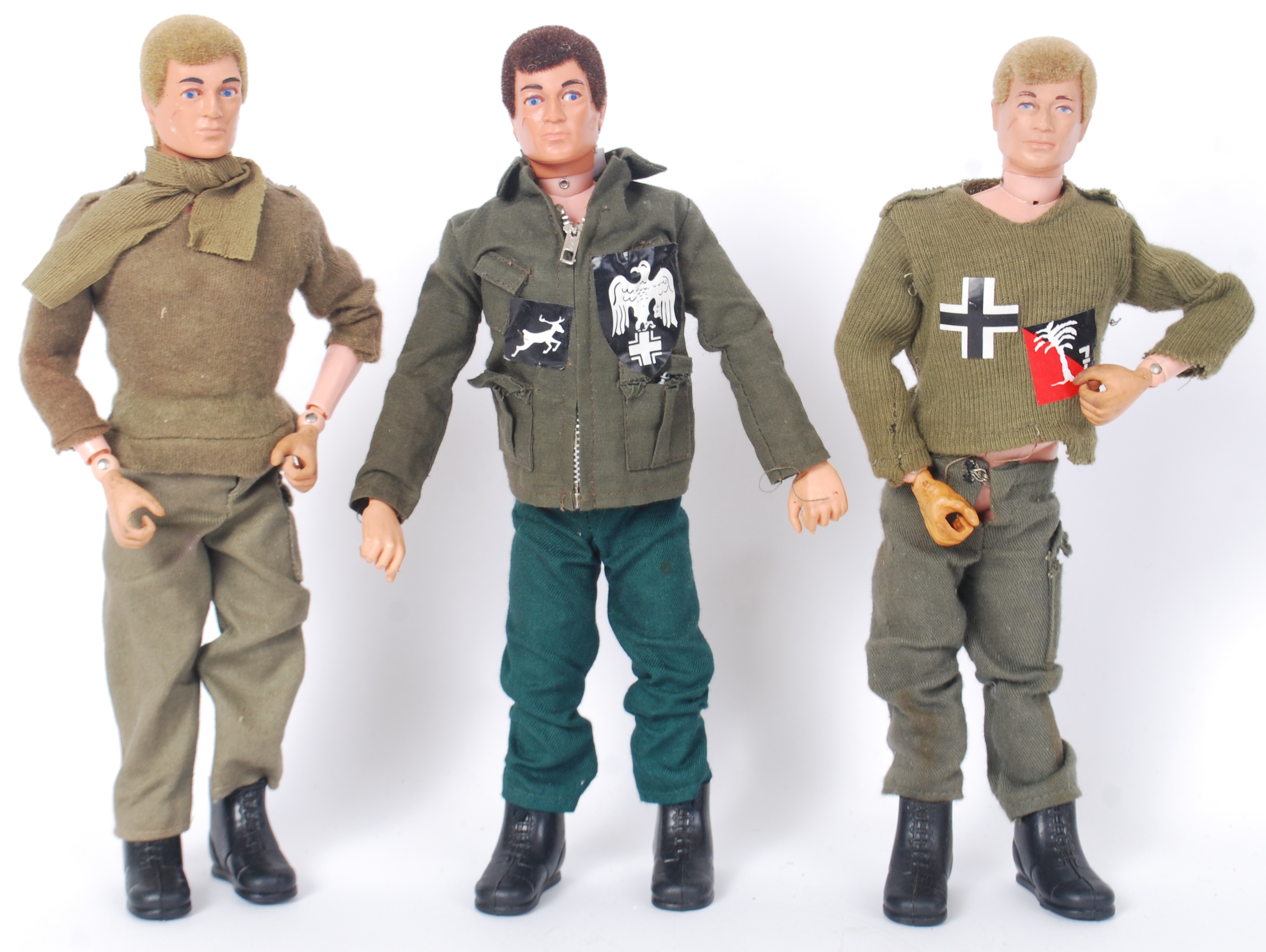ACTION MAN: A collection of 3x original vintage Palitoy Action Man ...