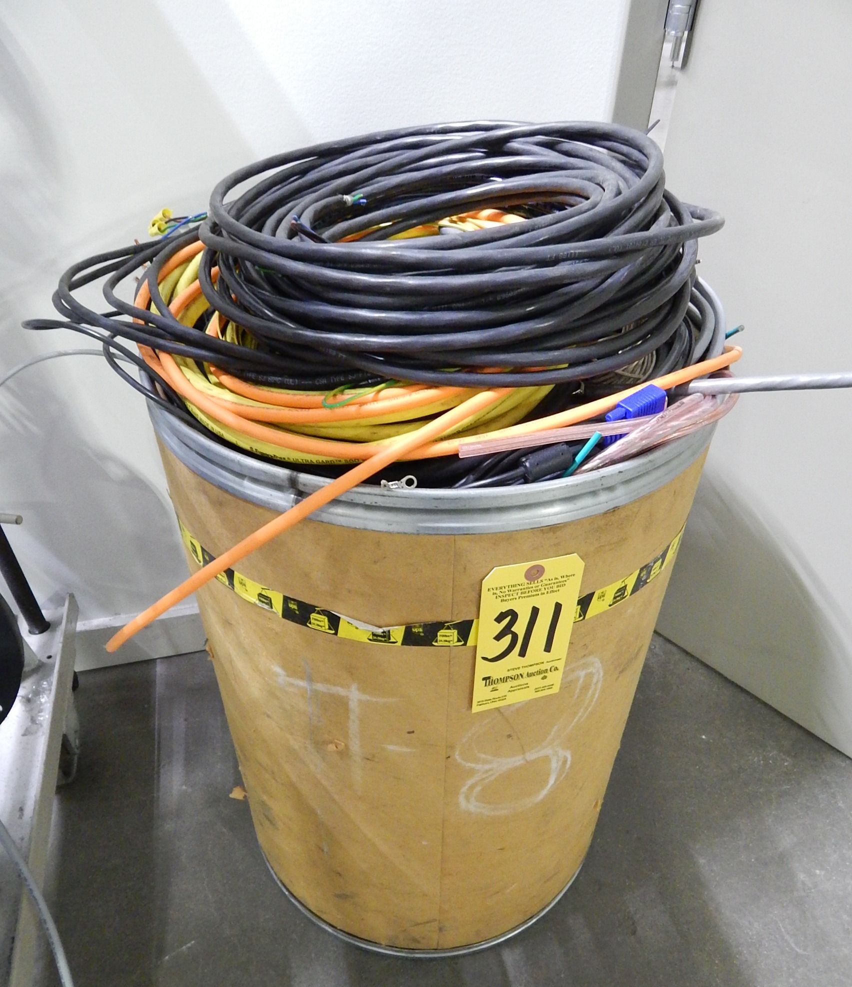 Barrel with Miscellaneous Wire