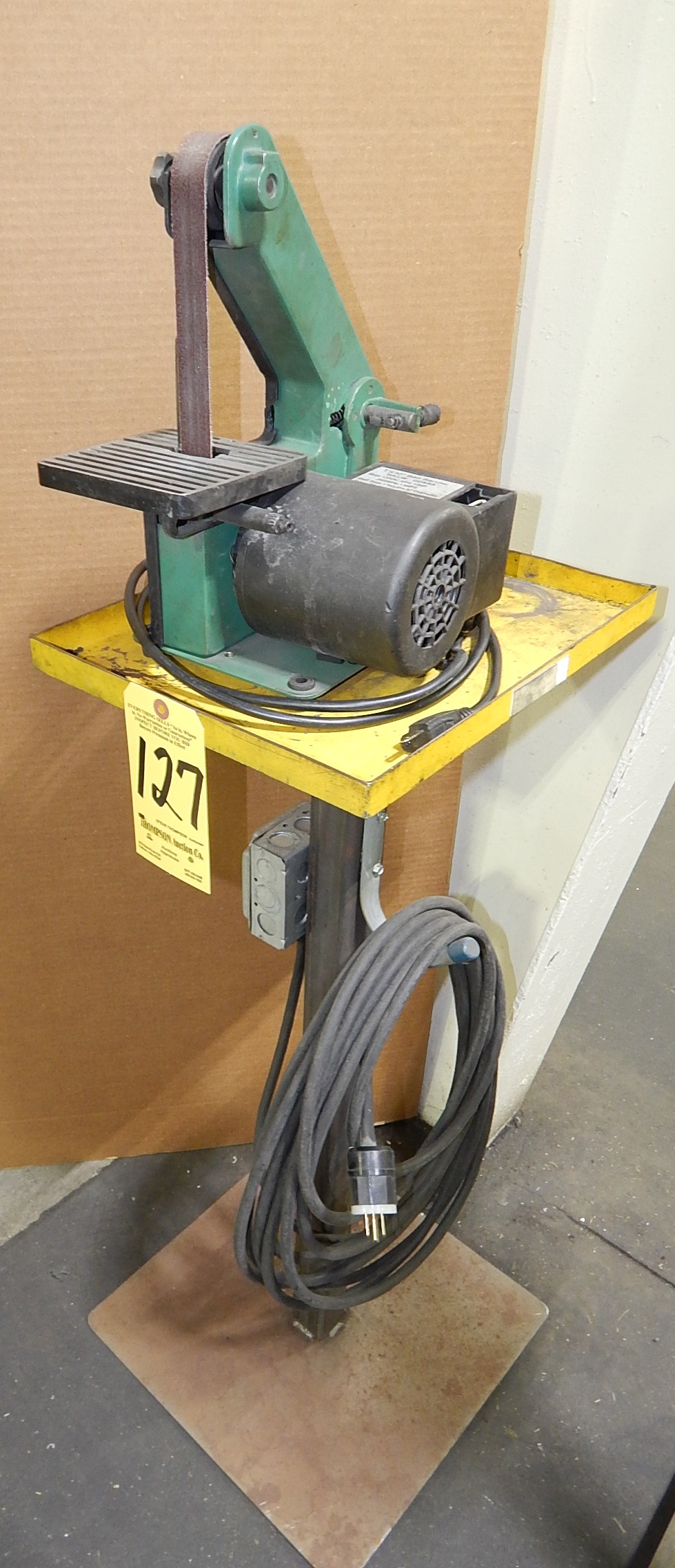 Central Machinery 1 Inch Belt Sander with Stand