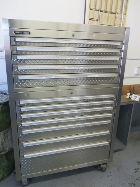 Steel Glide Stainless Steel Roll-A-Way Tool Box