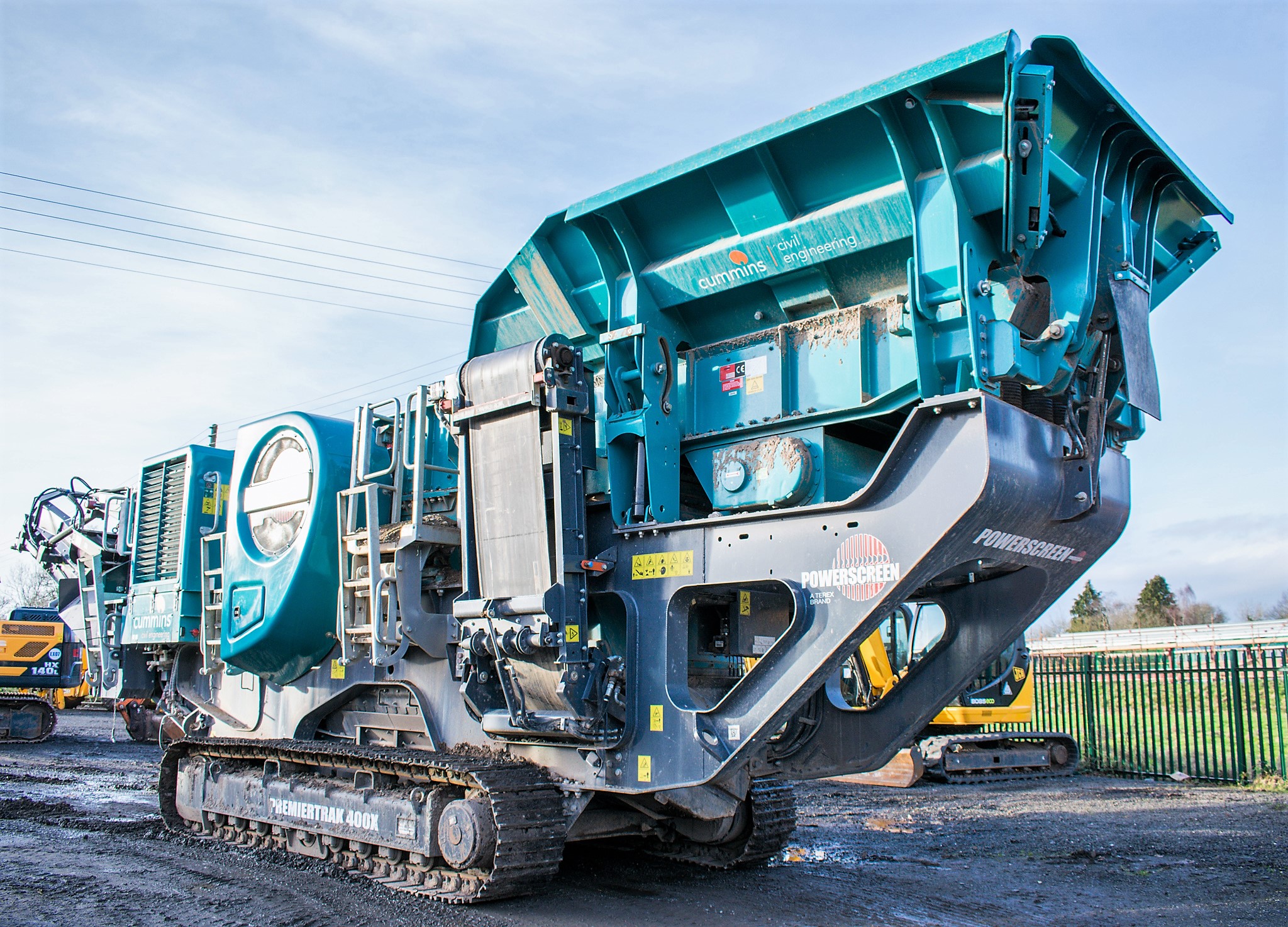 Powerscreen Premiertrak 400X post screen jaw crusher Year: 2017 S/N ...