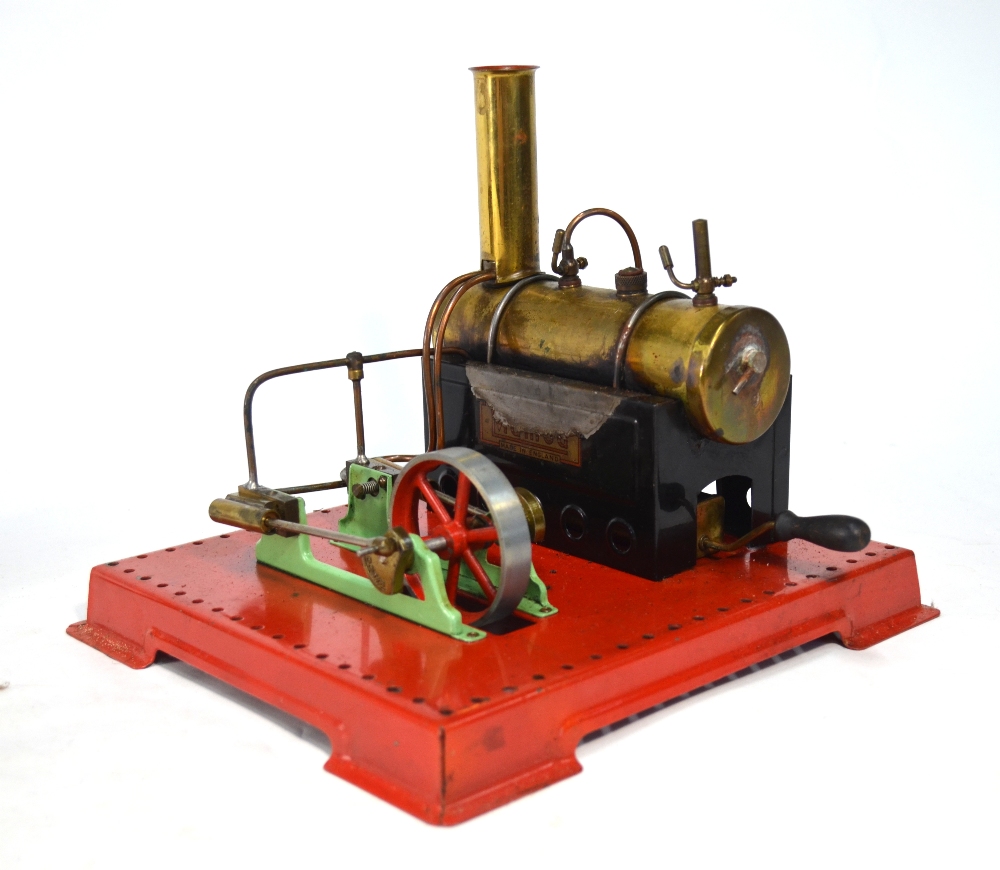 A boxed Mamod SE3 Twin Cylinder Superheated Static Steam Engine, to/w a ...