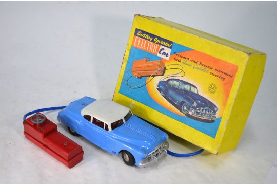 A boxed Marx Toys Battery Operated Electric Car - 'Forward and Reverse ...
