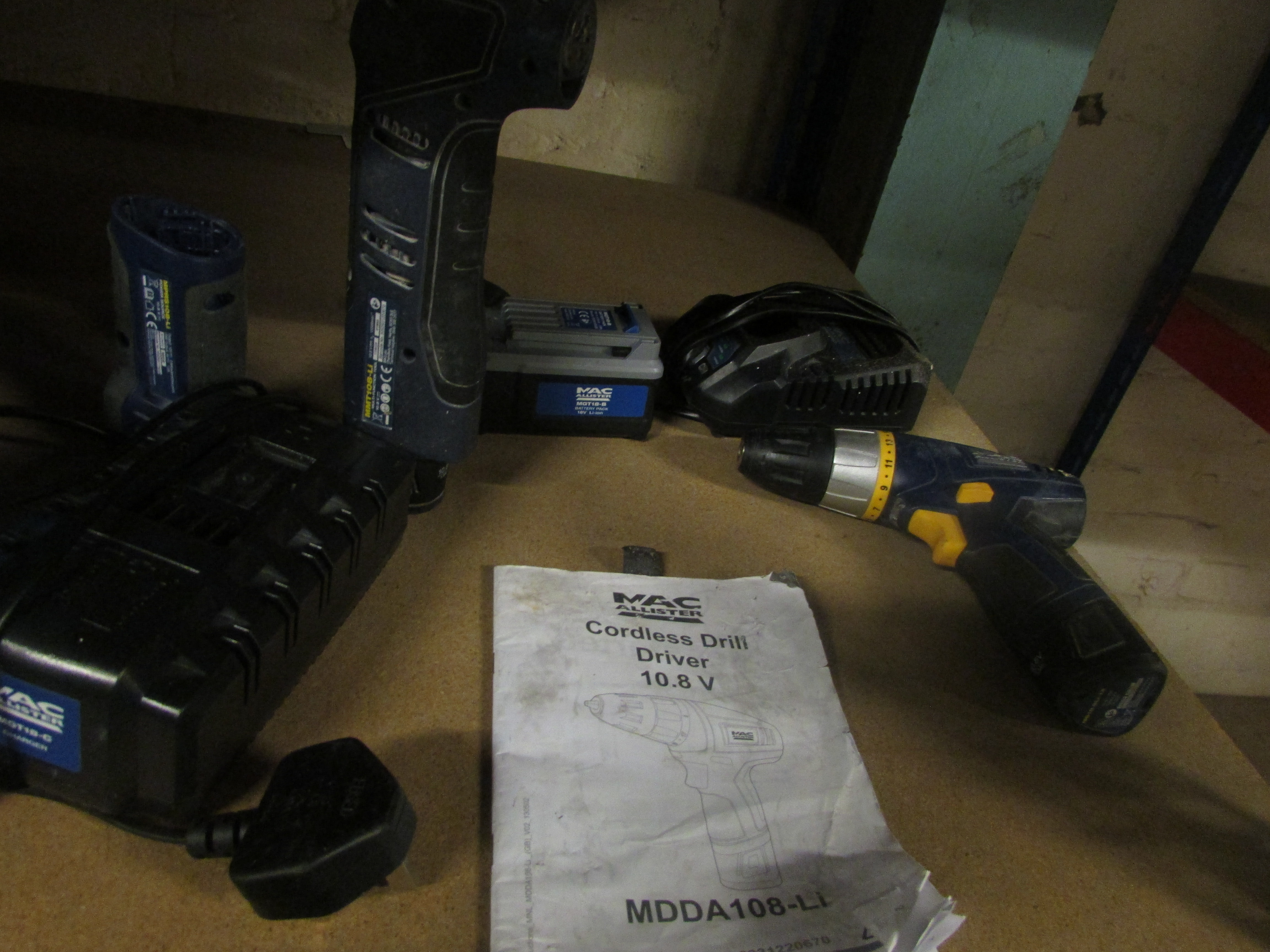 Macallister Mdda108-Li Cordless Drill Driver 10.8V
