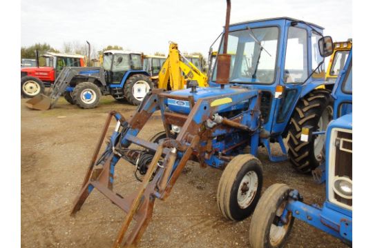 Ford 4610 Horndraulic Power Loader Tractor. Reg No. UGV 492X