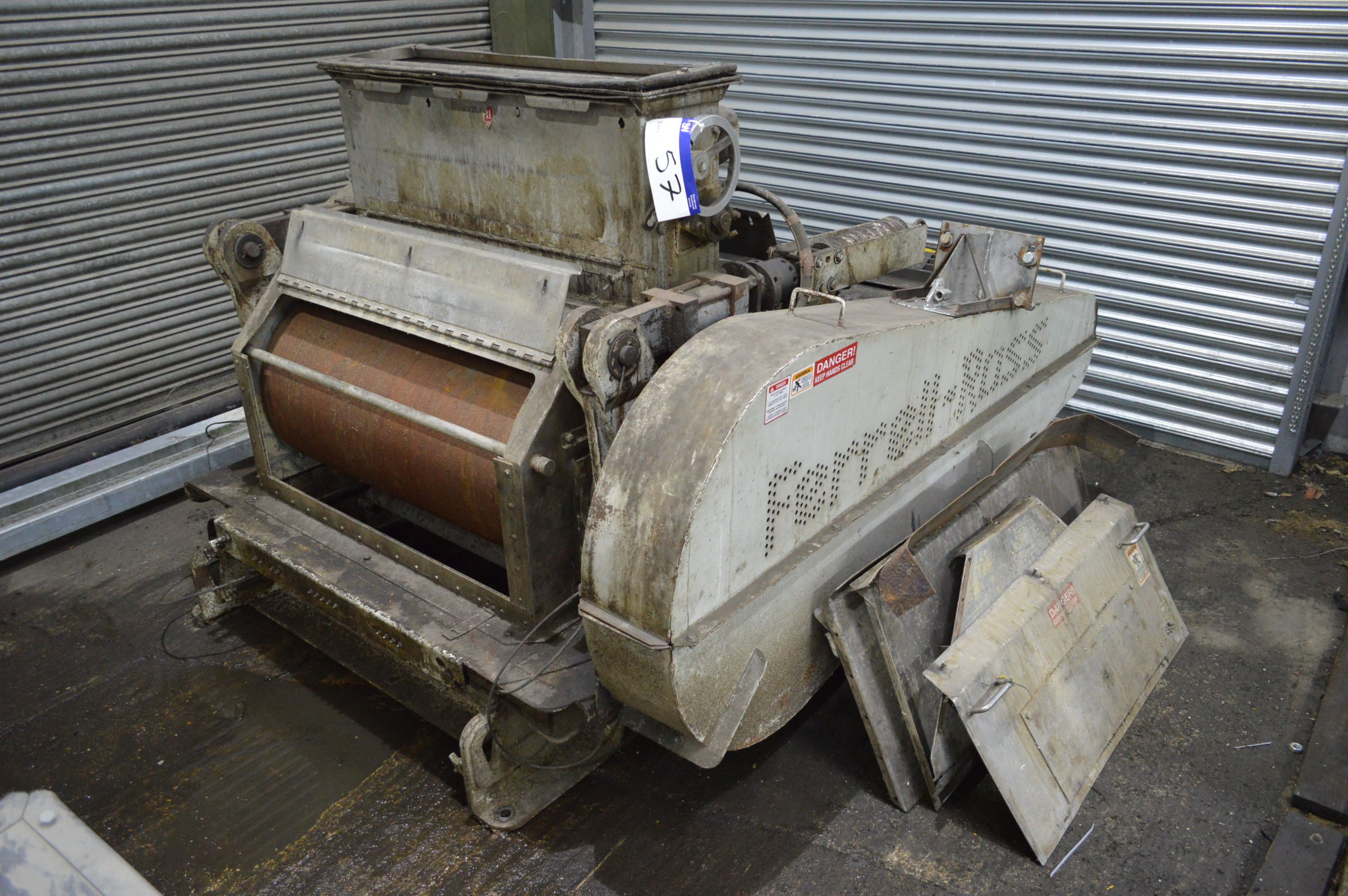 Ferrell-Ross 20x42 D ROLLER FLAKING MILL, serial no. 7588, with Echtop ...