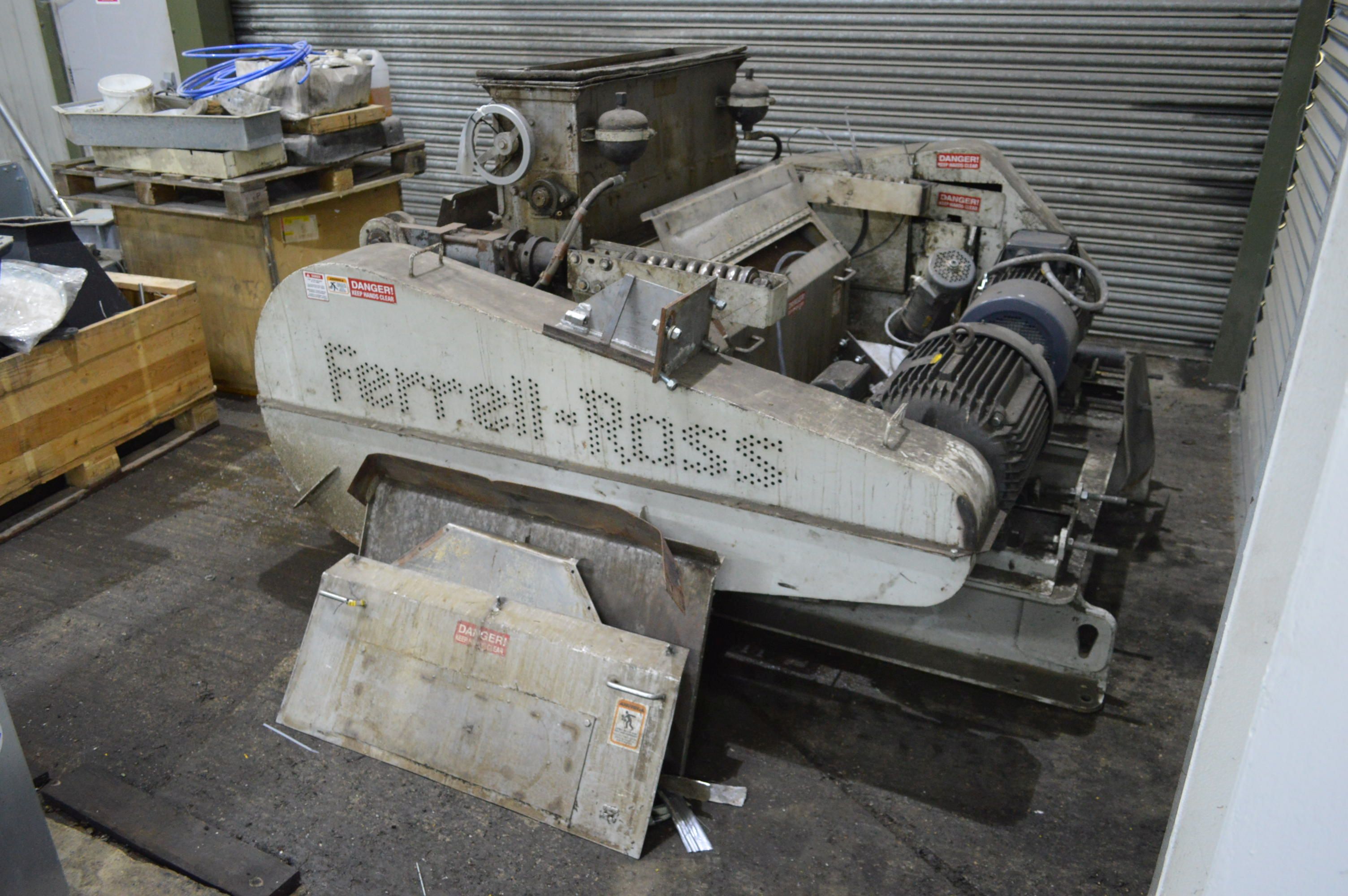 Ferrell-Ross 20x42 D ROLLER FLAKING MILL, serial no. 7588, with Echtop ...