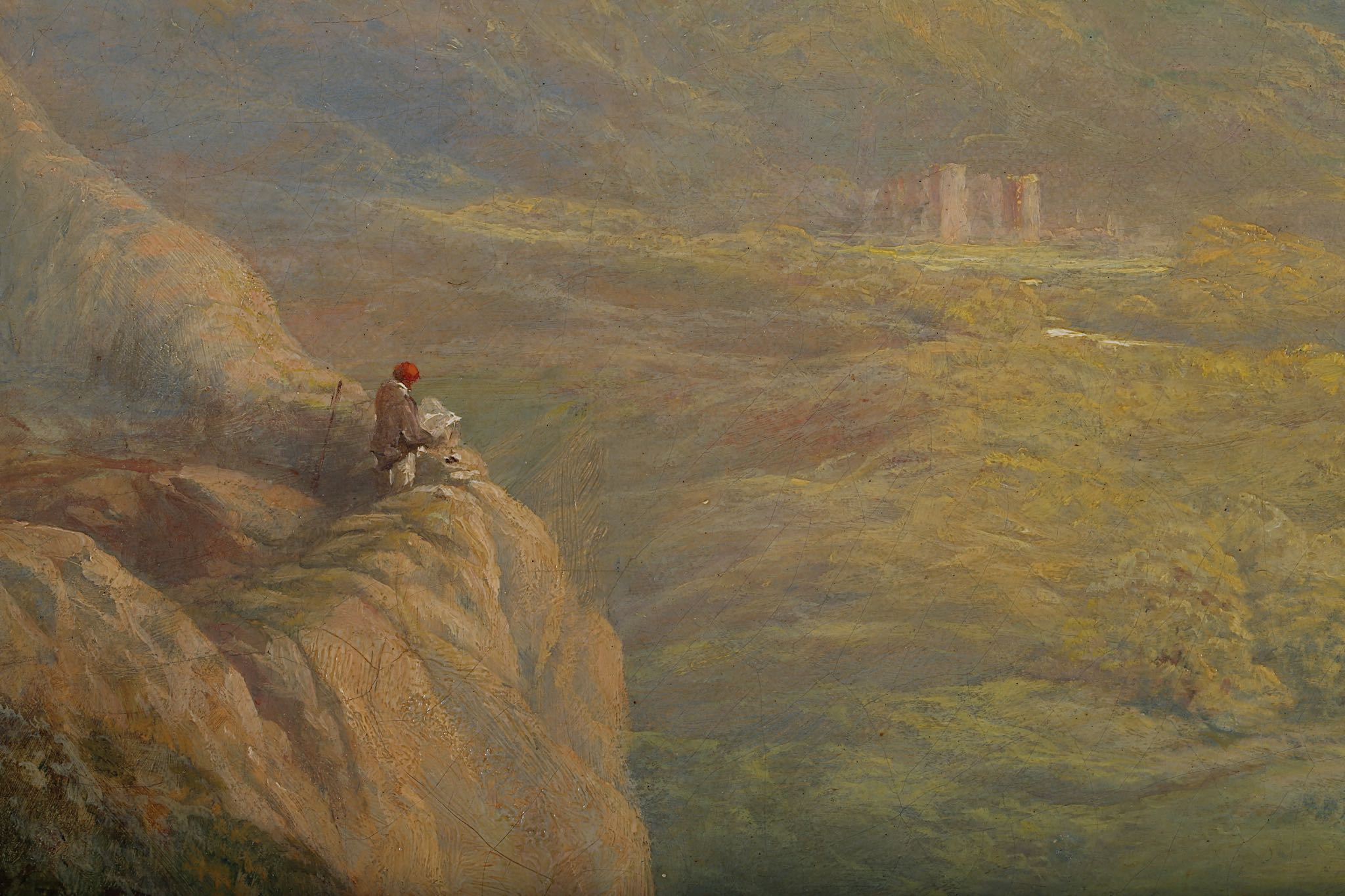 HESKETH DAVIS BELL (BRITISH 1849-1872) On the Rhine Signed and dated ...