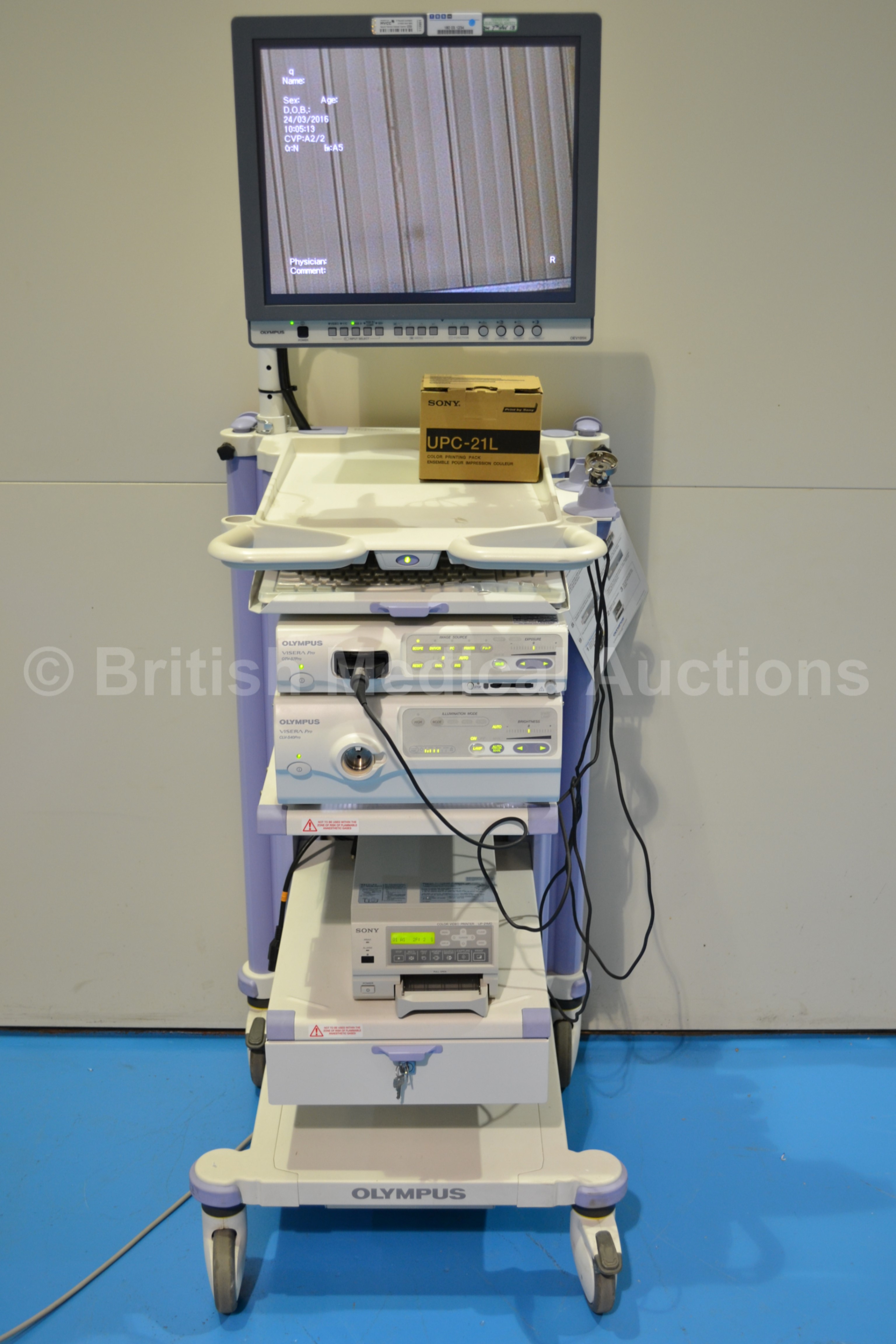 Olympus WM-NP1 Endoscopy Stack System Includes Olympus Visera Pro OTV ...