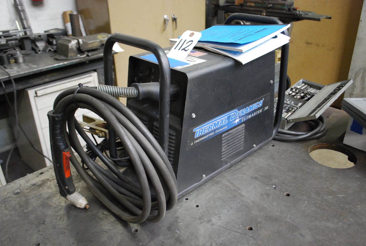 THERMAL DYNAMICS CUTMASTER 38 PLASMA CUTTER: S/N 03517574 (2005); 125 ...