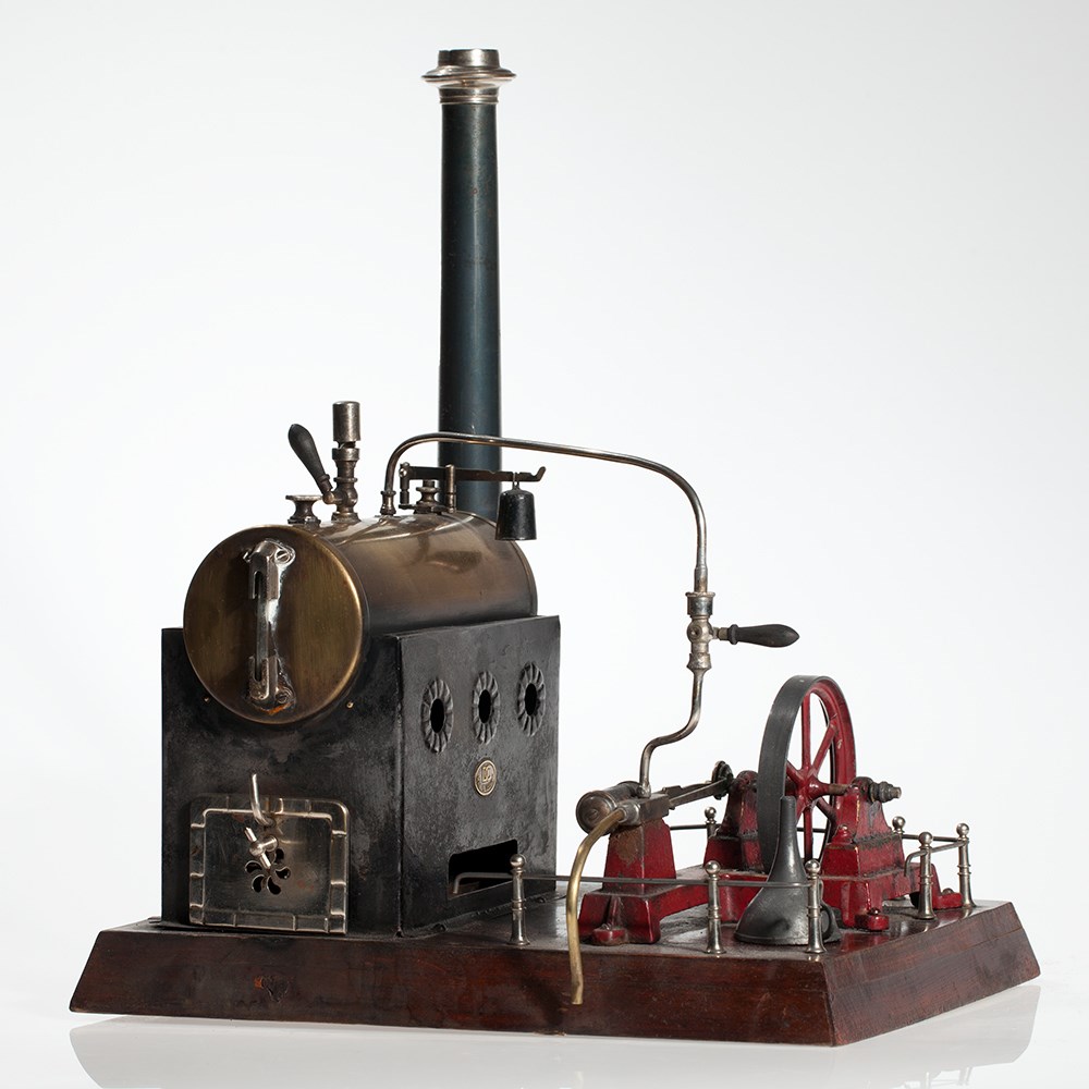Stationary Locomobile Toy Steam Engine, around 1900/20 Germany, around ...