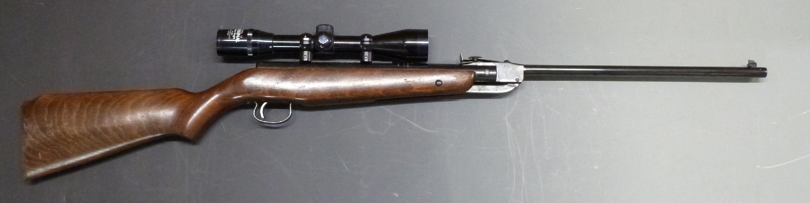 Webley Falcon .22 air rifle with Original Model 12 Wide Angle 4 x 40 scope