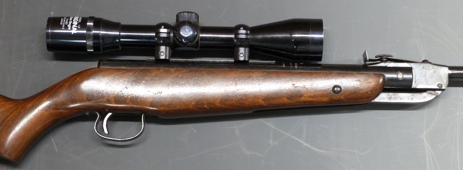 Webley Falcon .22 air rifle with Original Model 12 Wide Angle 4 x 40 scope