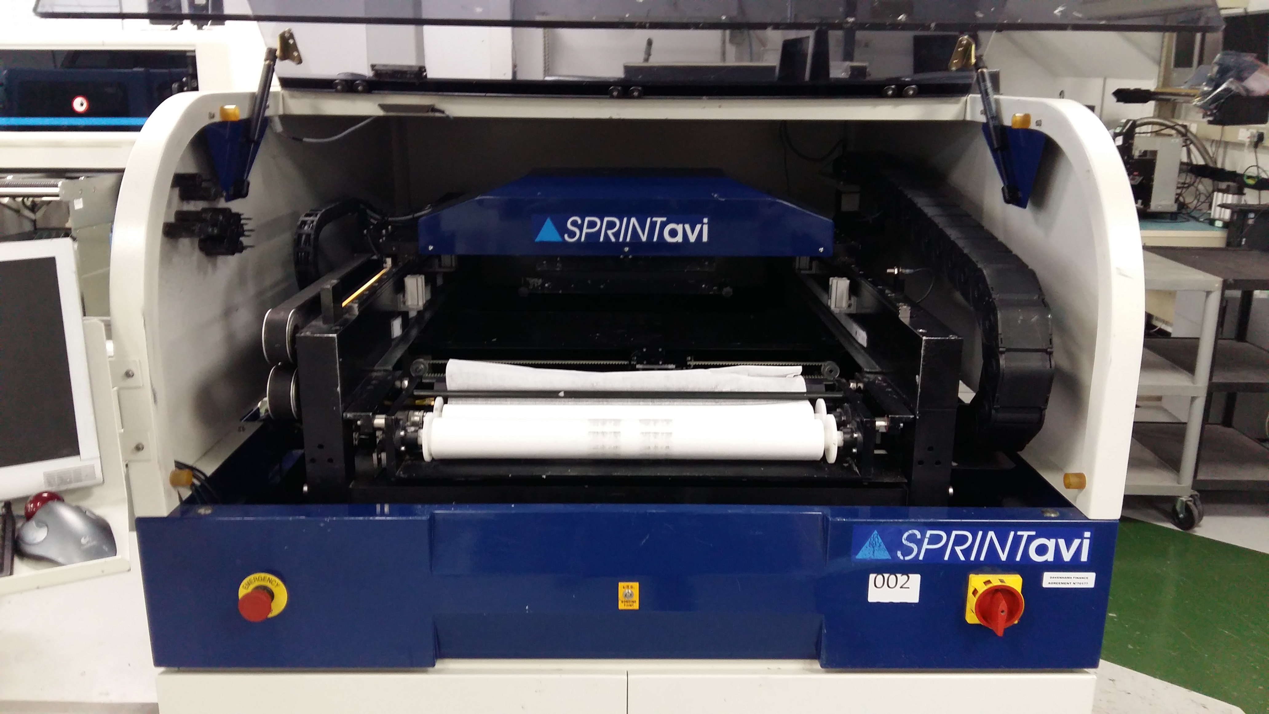 Speedprint SP200 AVi Sprint auto in-line stencil printer Complete with ...
