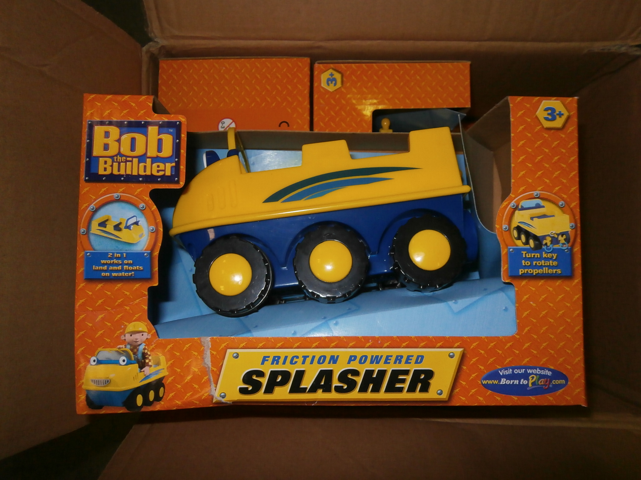 5 x Boxes of Bob The Builder Friction Powered Splasher Toys - 6 Per Box ...