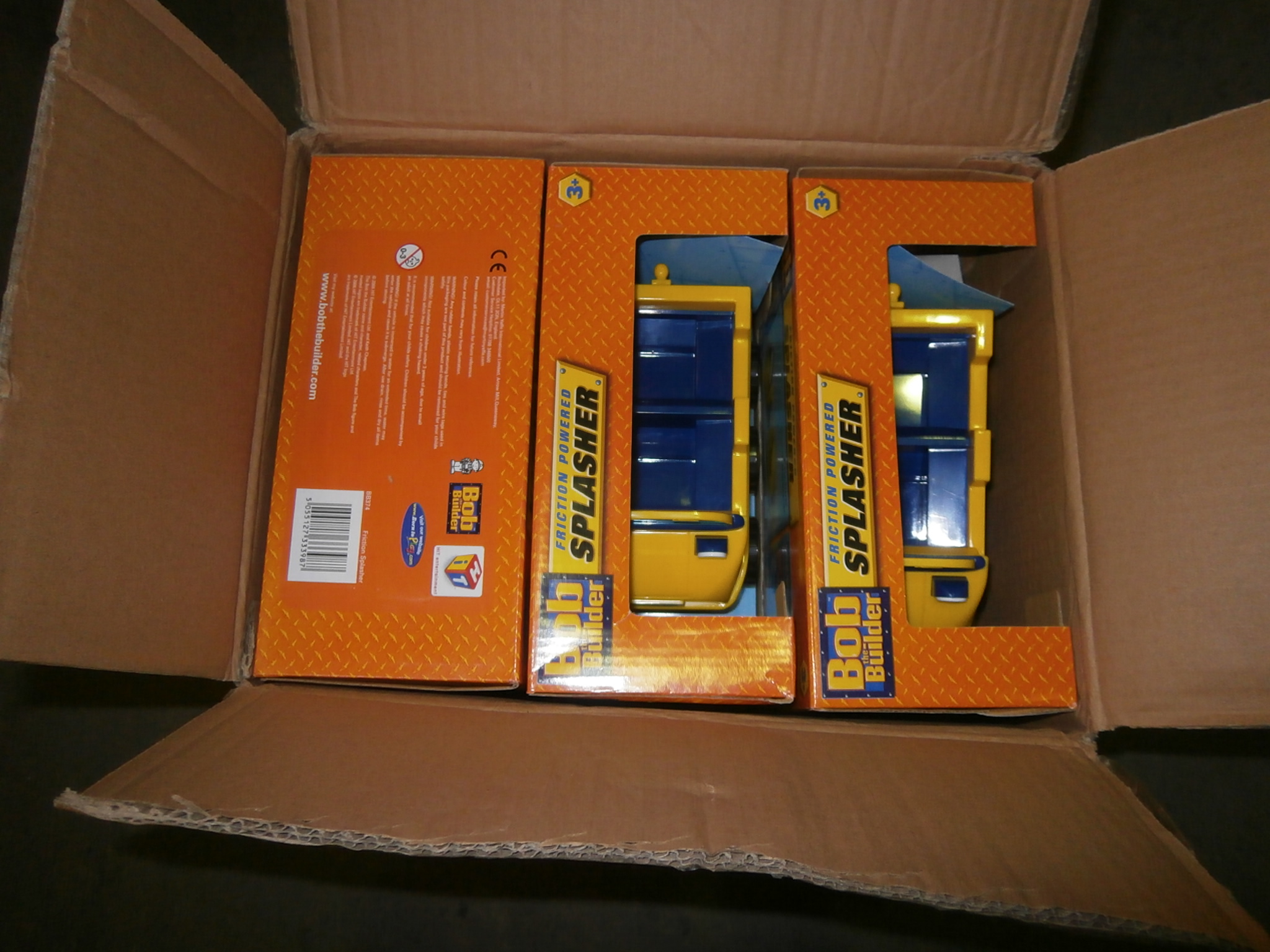 5 x Boxes of Bob The Builder Friction Powered Splasher Toys - 6 Per Box ...