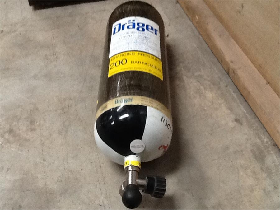 Drager oxygen cylinder.breathing air