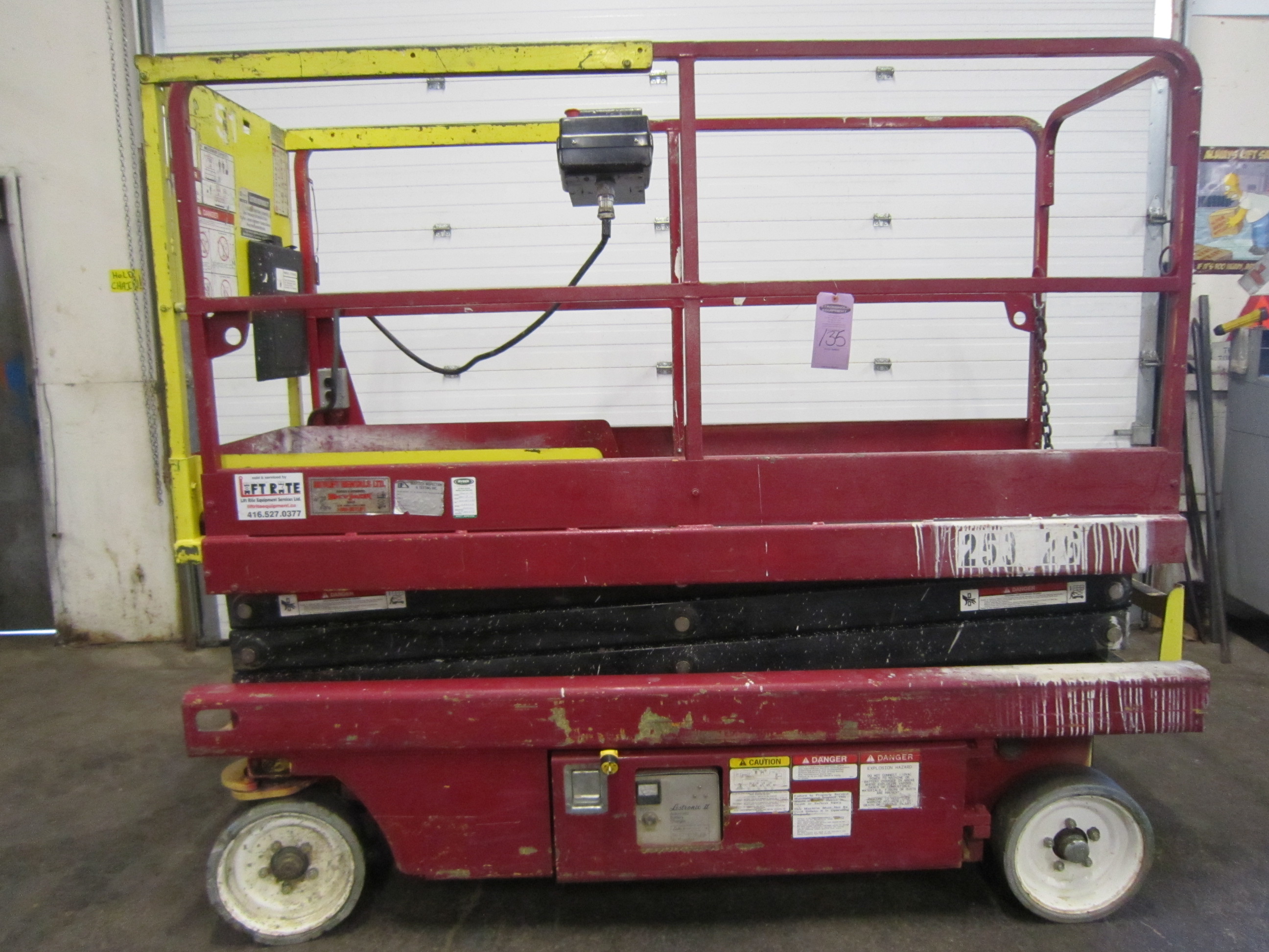 Grove Manlift model SM2632E - 20' Max Height with built in charger