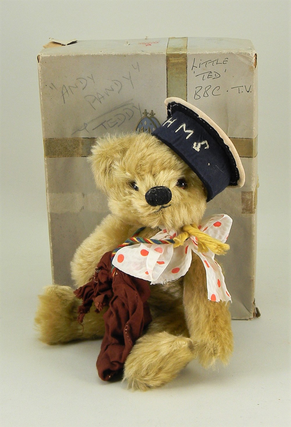 An original Teddy puppet from BBC Children’s television show ‘Andy ...