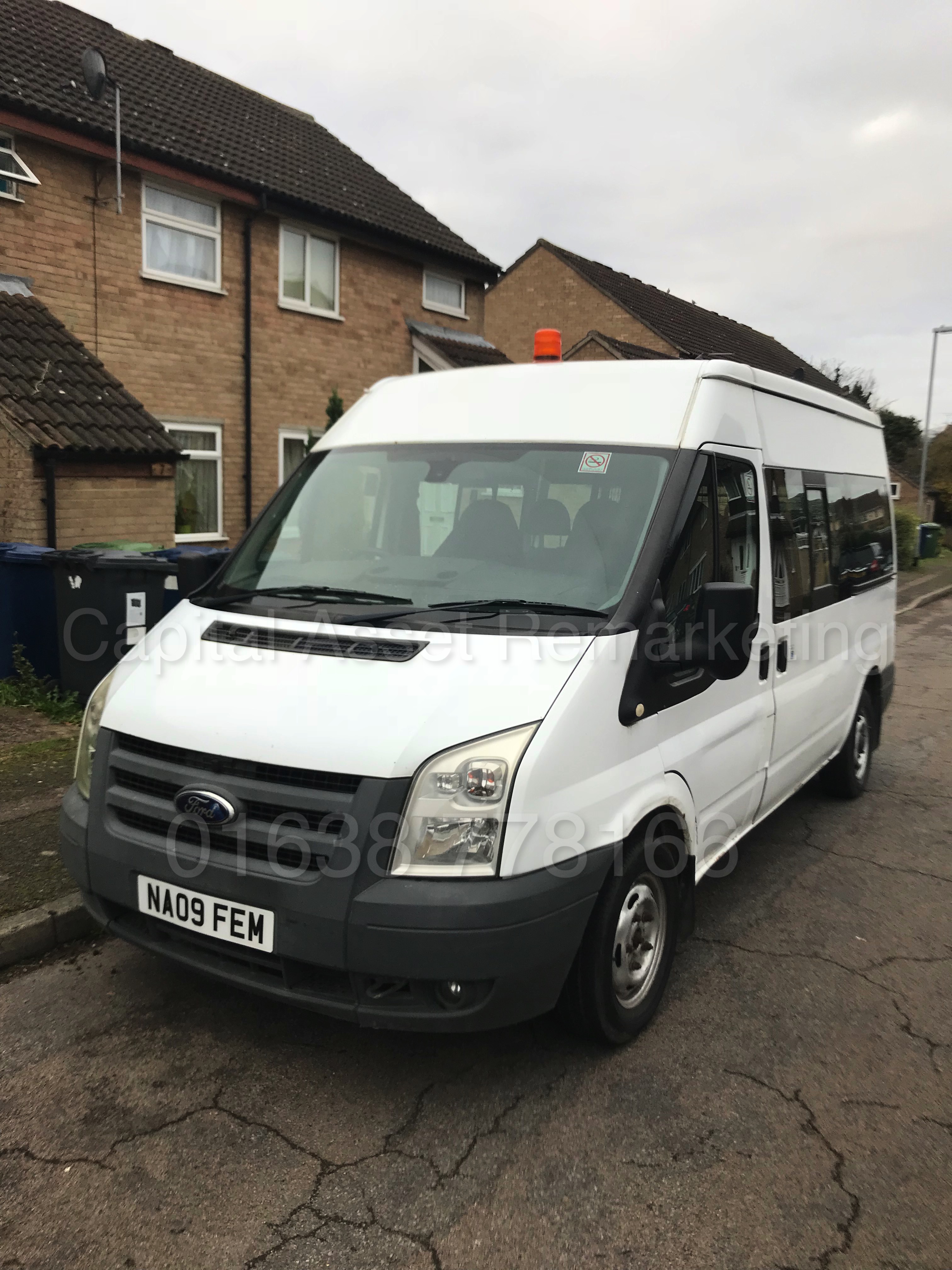 FORD TRANSIT 110 T300 TREND 29.05.2009 '09 REG' 9 SEATER MINI-BUS ...