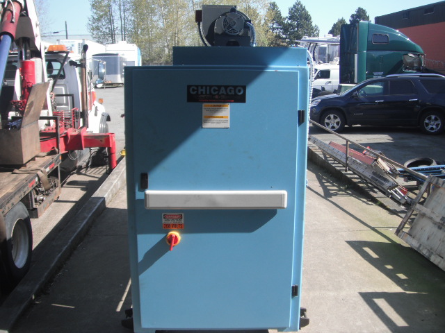 Chicago Dryer Company Flatwork Ironer model GO 20-85-F, 20" drum, 85 ...