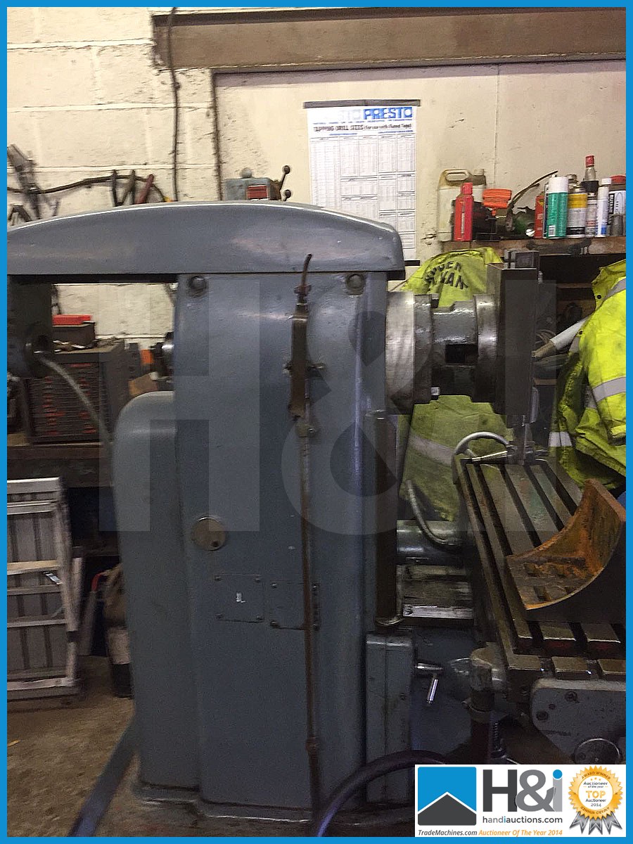 Harrison horizontal milling machine with slotting head attachment NOTES ...