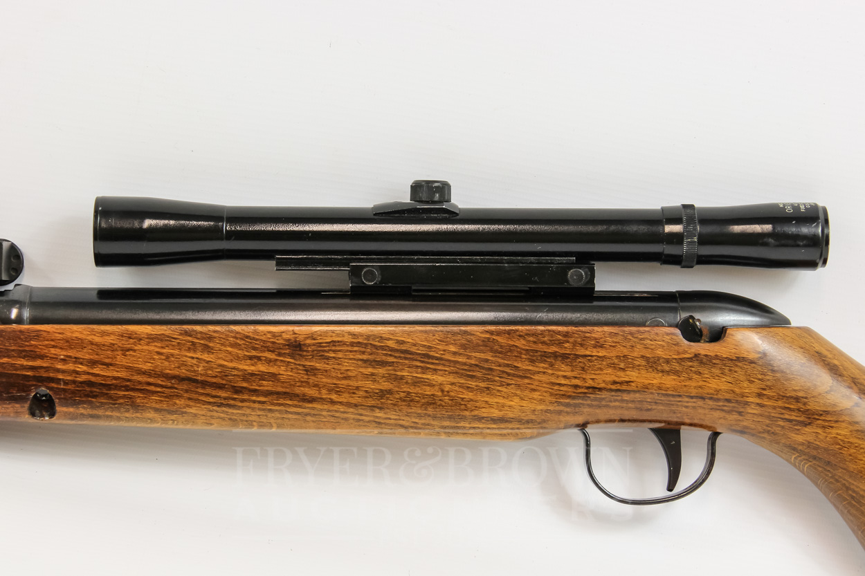 A Webley & Scott Hawk Mk3 SN5562, break barrel .22 air rifle with Model ...