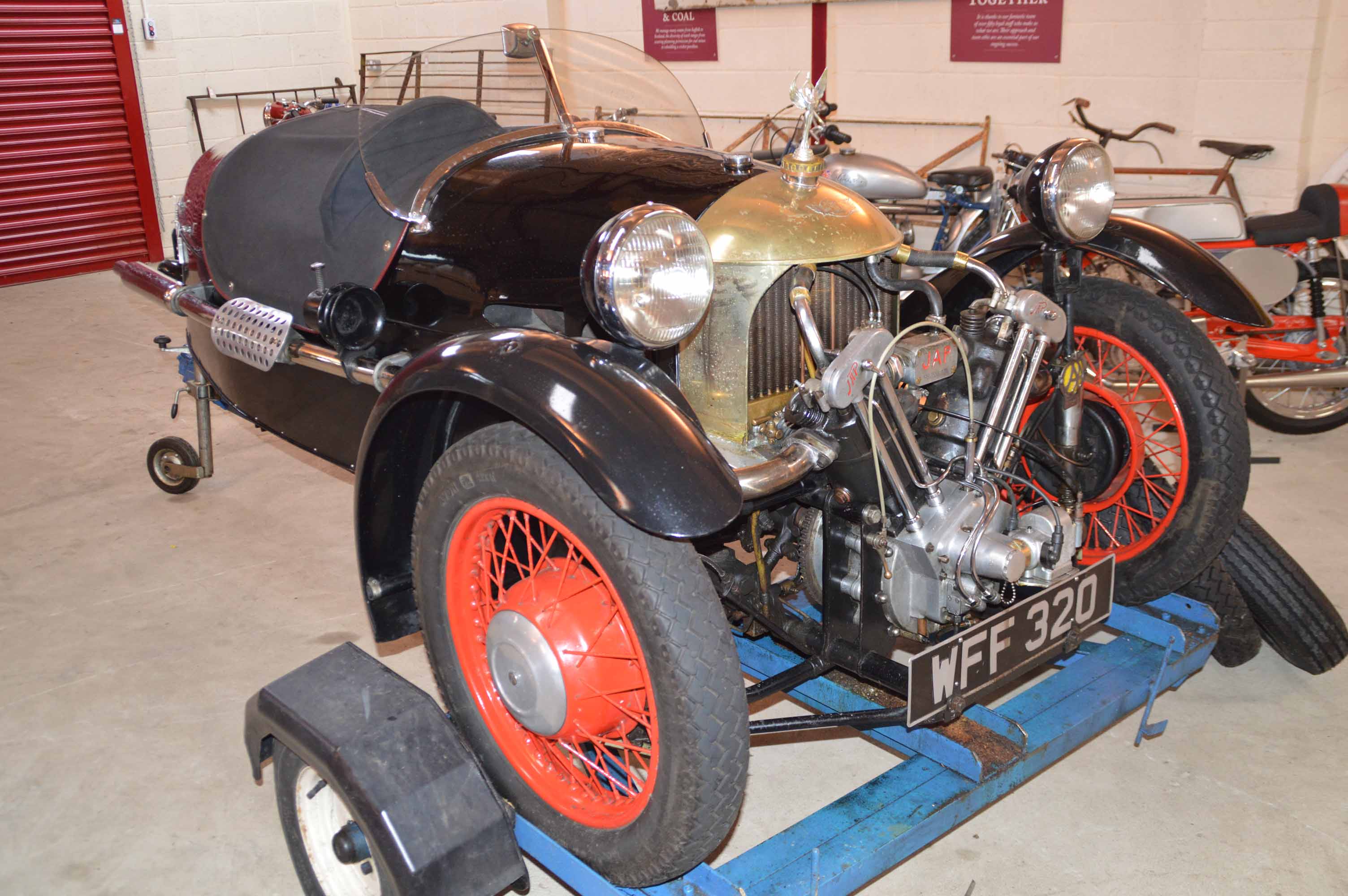Morgan Aero Supersport. 1933. JAP LTOW engine. Registration WFF 320 ...