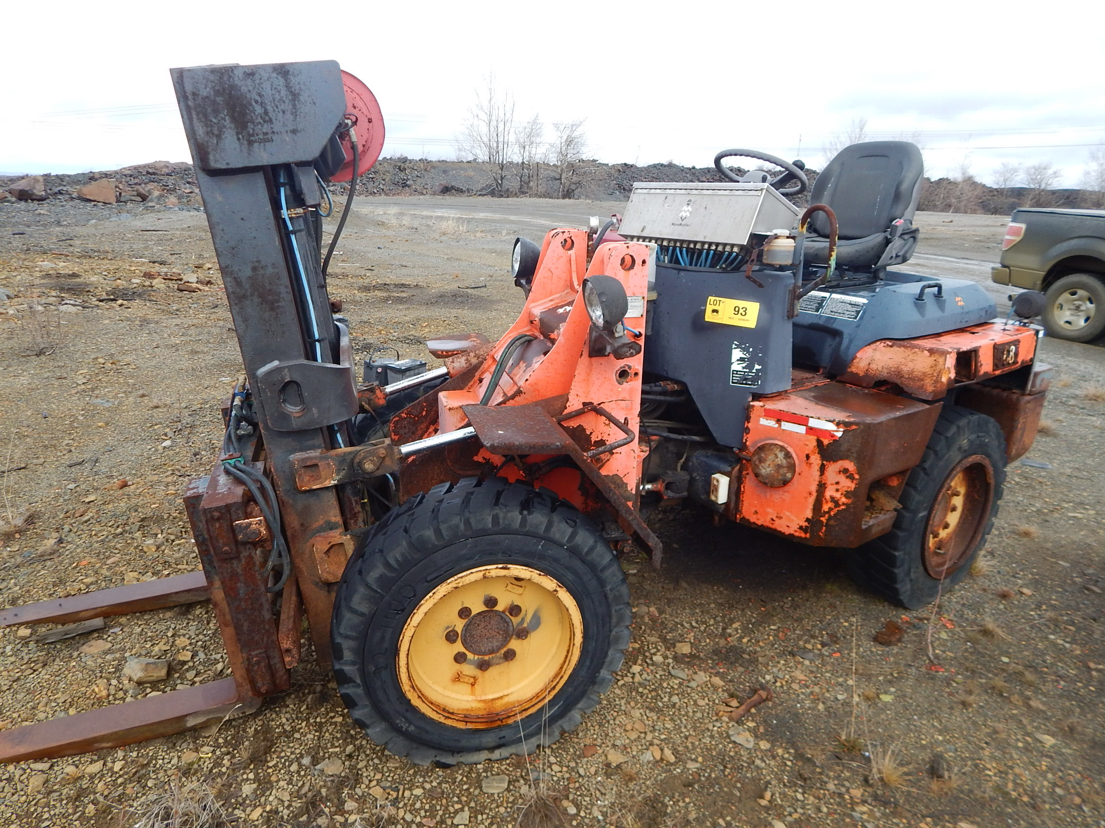 KUBOTA MINE MASTER R420-SF 6000 LBS. CAPACITY MINING FORKLIFT S/N ...