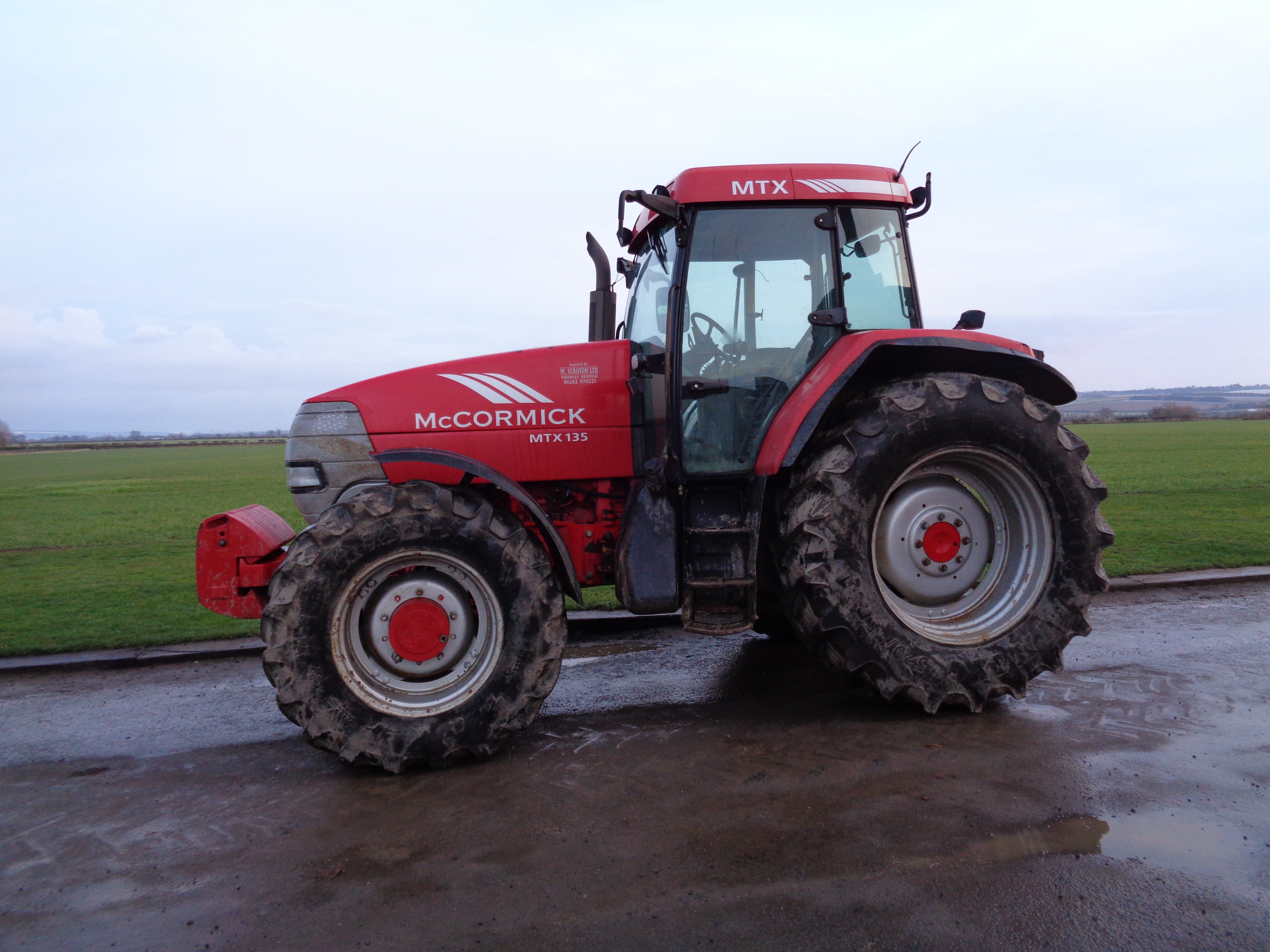 McCormick MTX 135 4wd tractor, 40km/hr, YX04 FZB